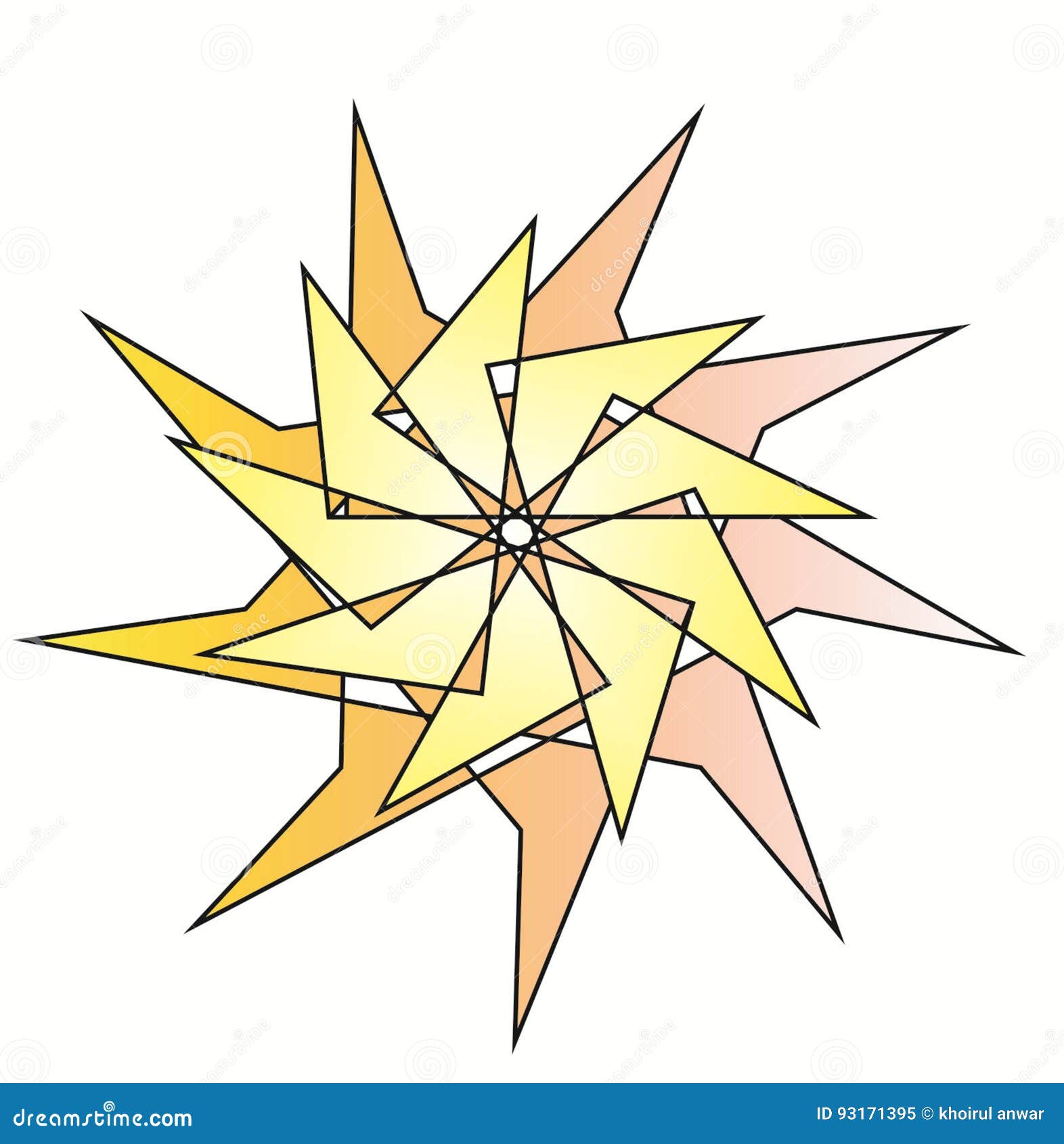 Star Animation. Stars Rotate, Shiny Glossy Cartoon Star 3d Rotation ...