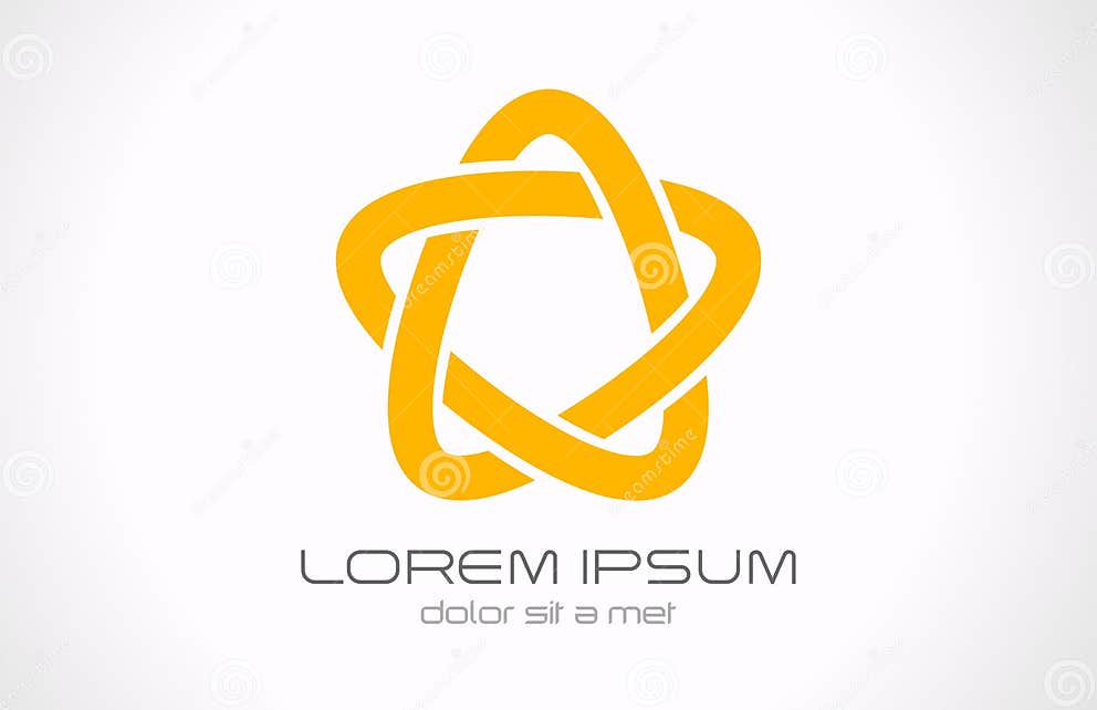 Star Infinite Loop Abstract Logo Stock Vector - Illustration of logo ...