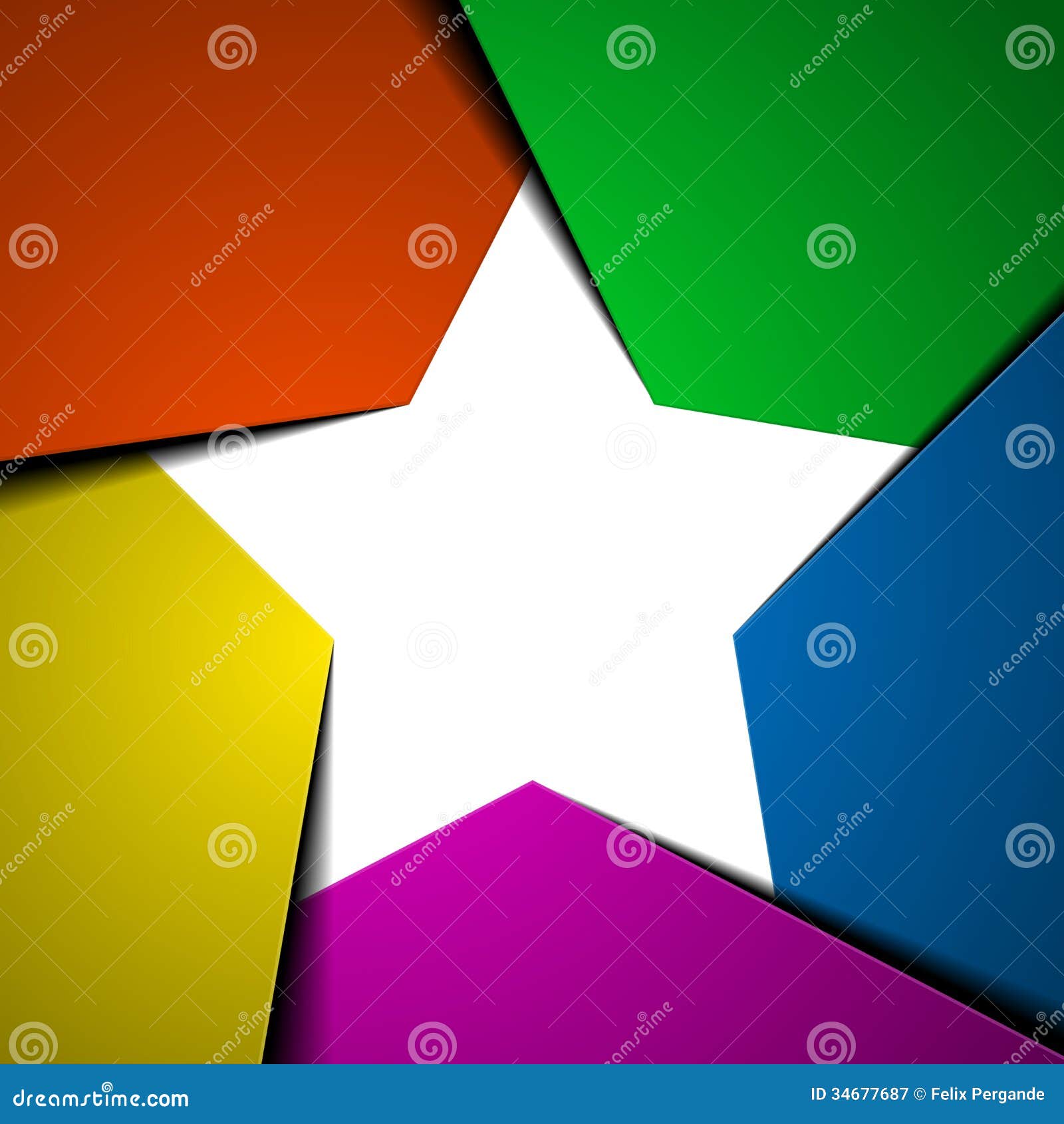 Star infographic stock vector. Illustration of geometric - 34677687