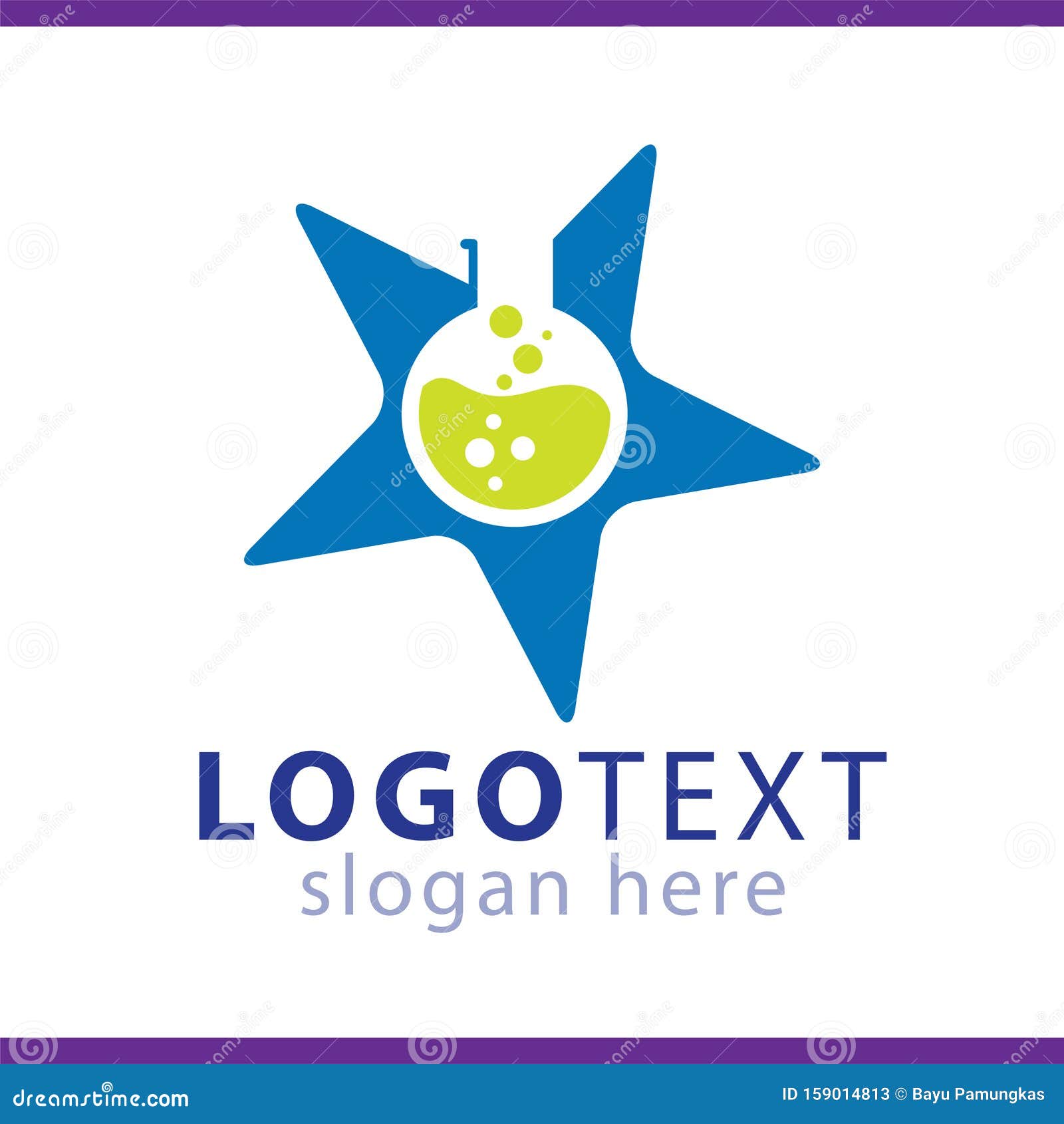 Star Lab Logo stock vector. Illustration of emblem, inventor - 159014813