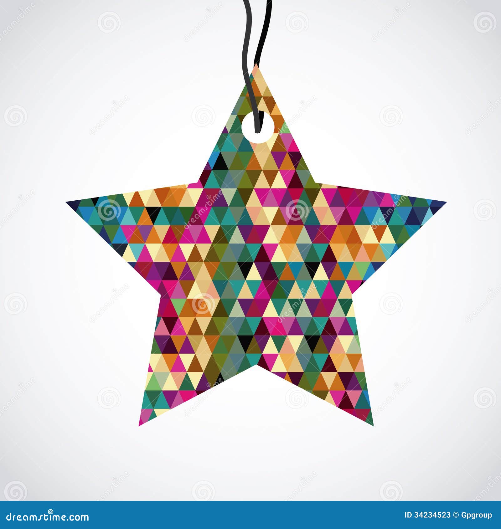 Star label stock vector. Illustration of graphic, abstract - 34234523