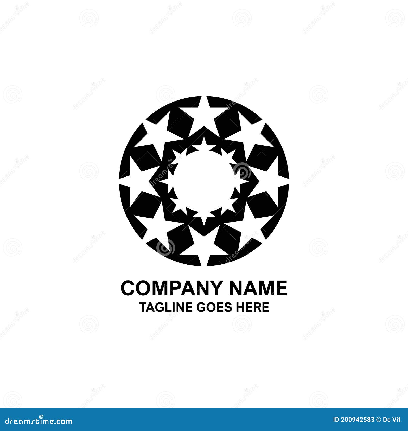 Star letter O logo stock vector. Illustration of template - 200942583