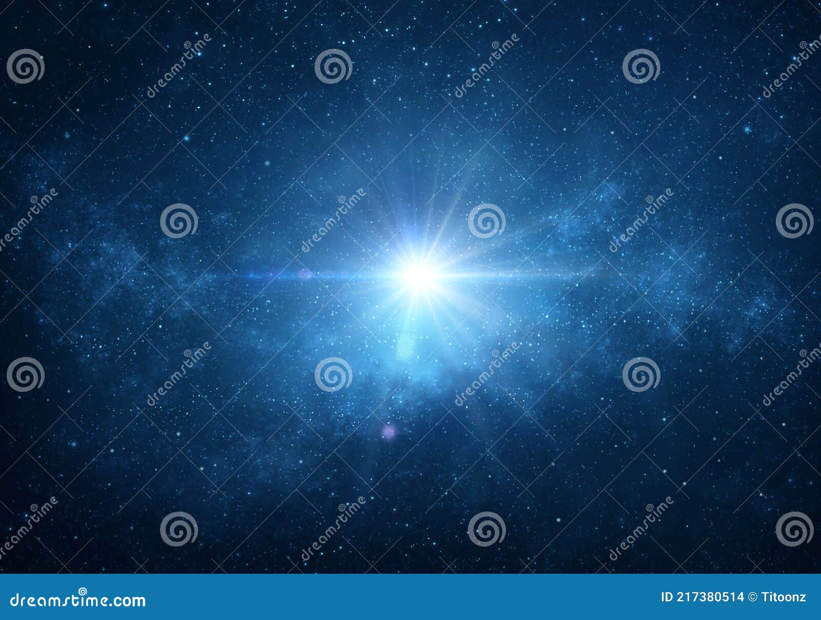 Star light in outer space stock photo. Image of dark - 217380514
