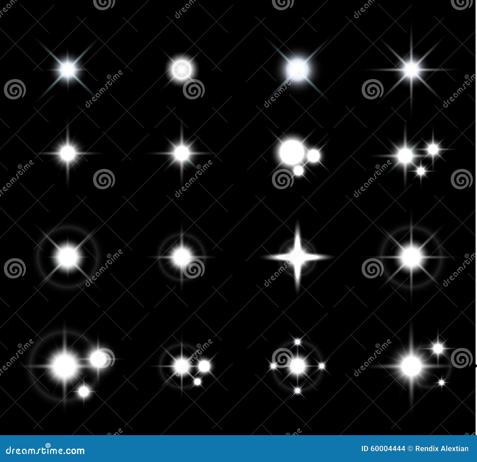 Star light vector sets stock vector. Illustration of star - 60004444