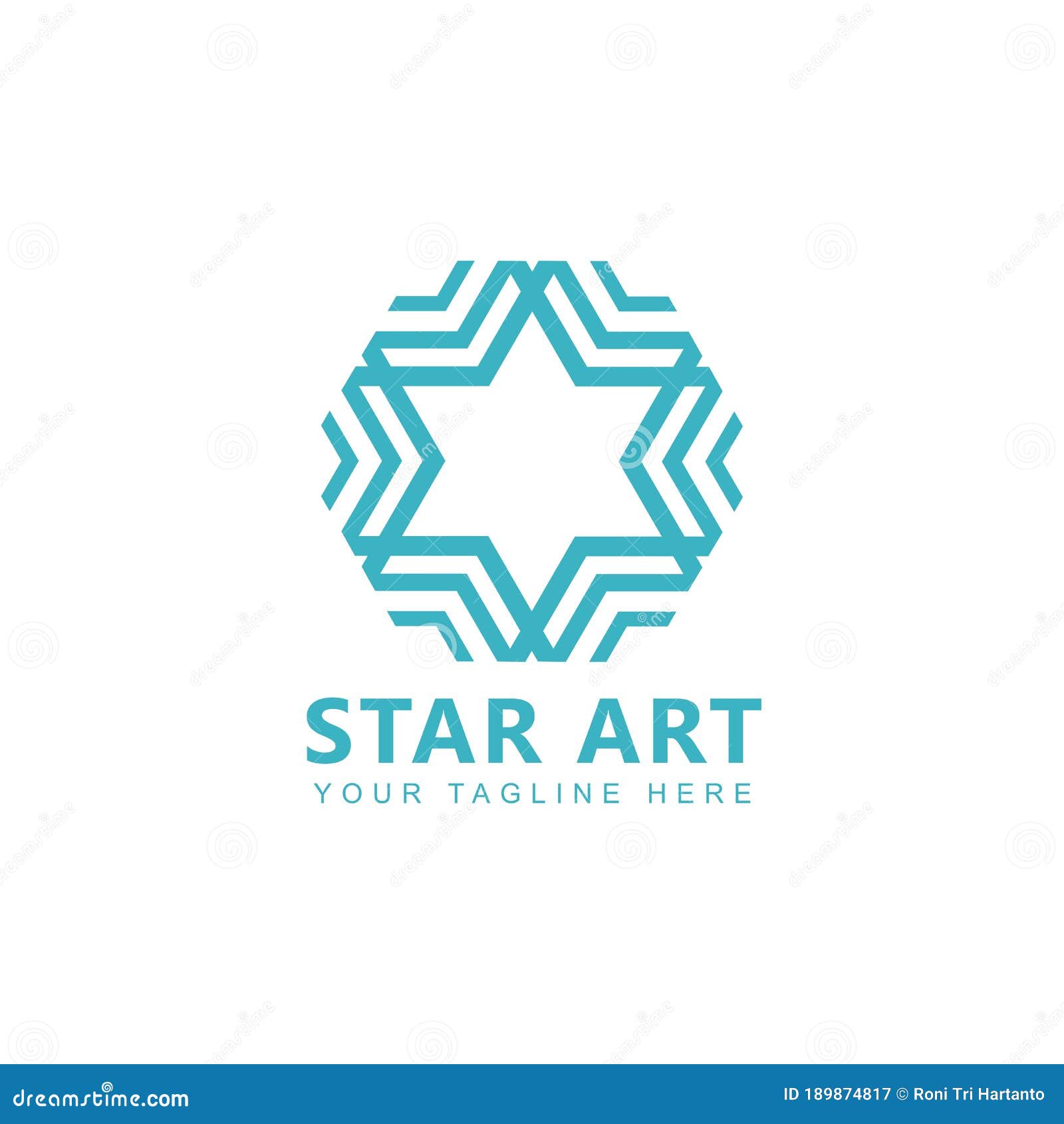 Star Line Art Vector Design Inspiration Stock Vector - Illustration of ...