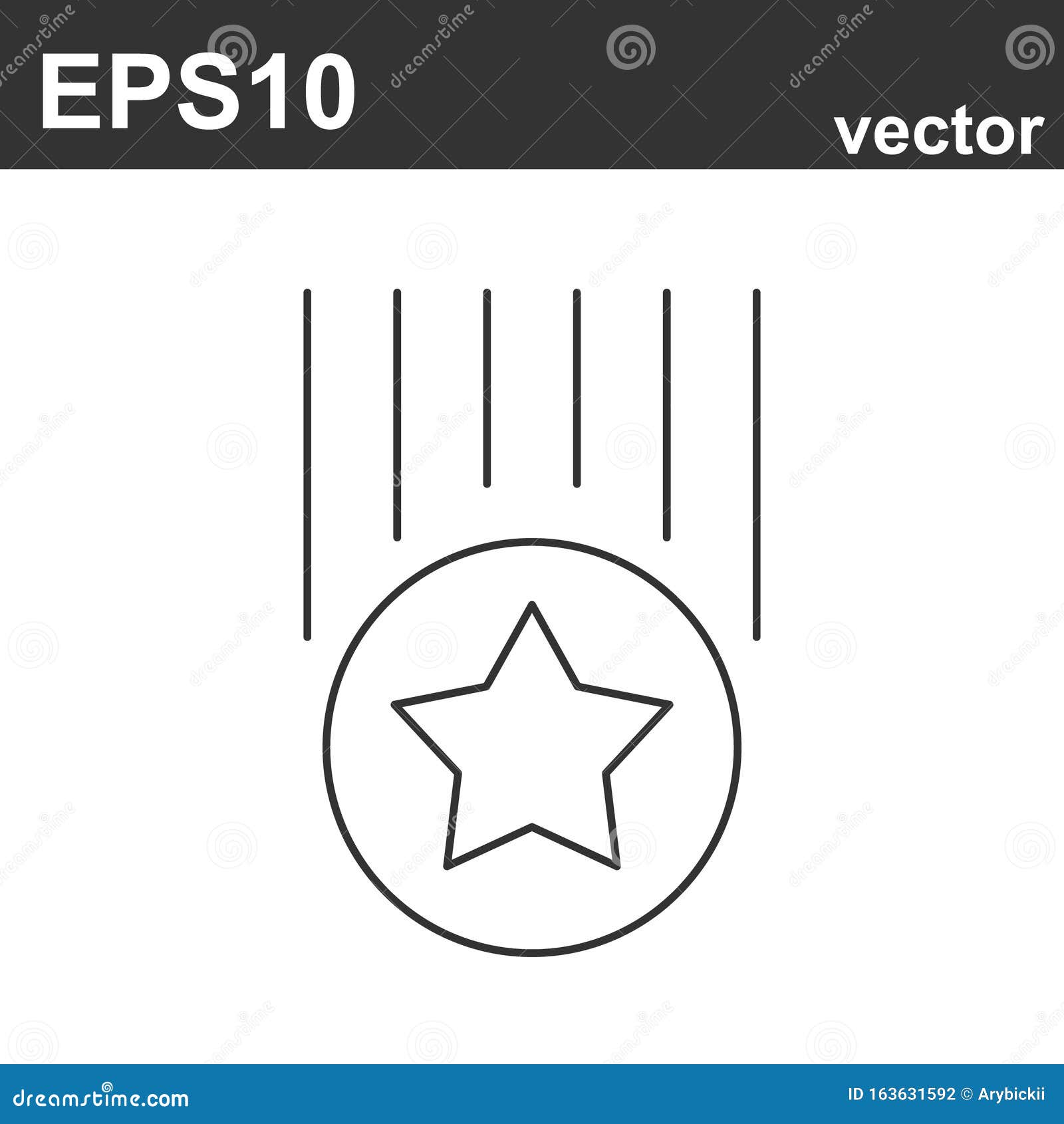Star in Line Style. Vector Loyalty Program Line Icons Stock Vector ...