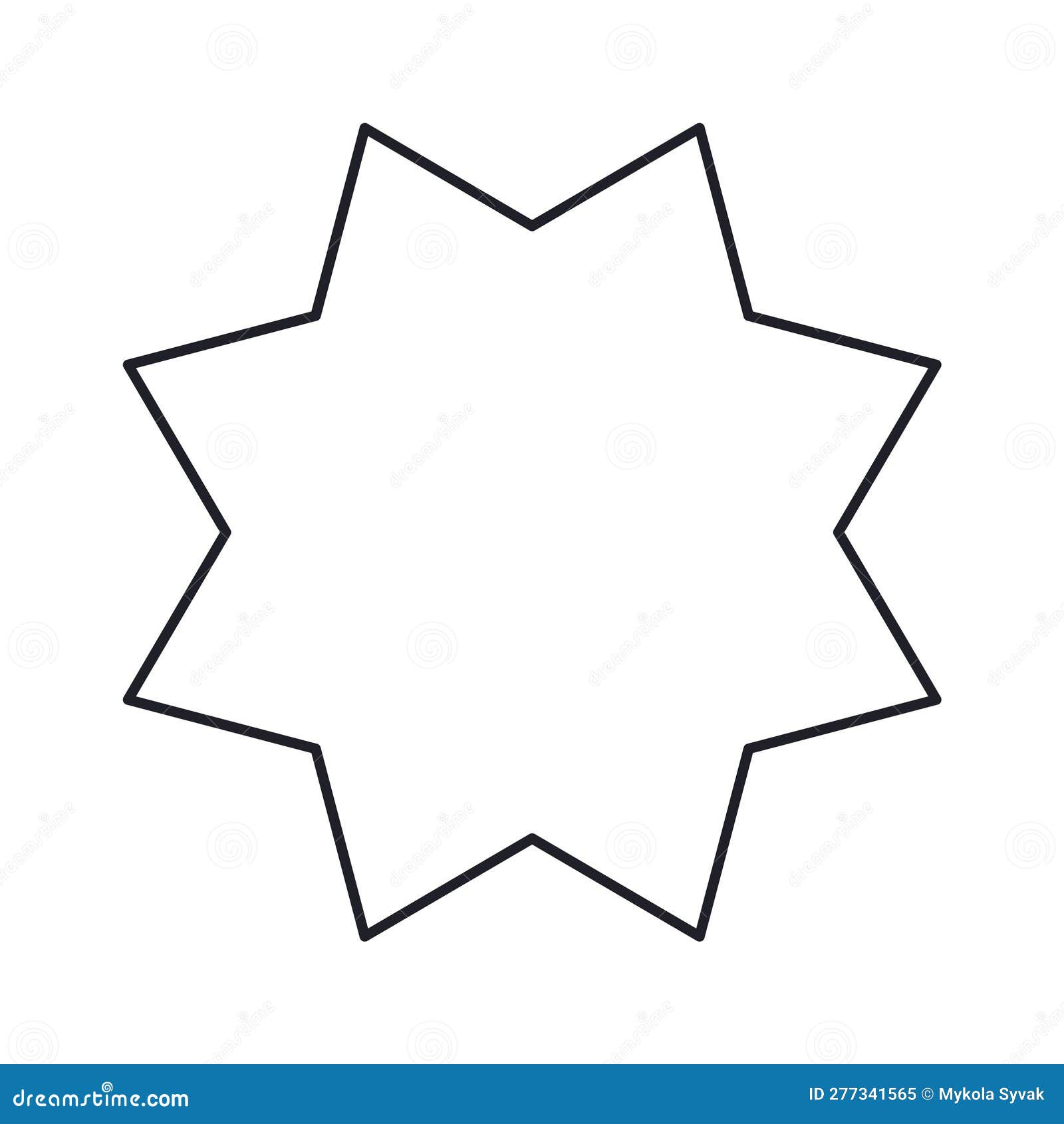 Star Lined Element stock vector. Illustration of collection - 277341565