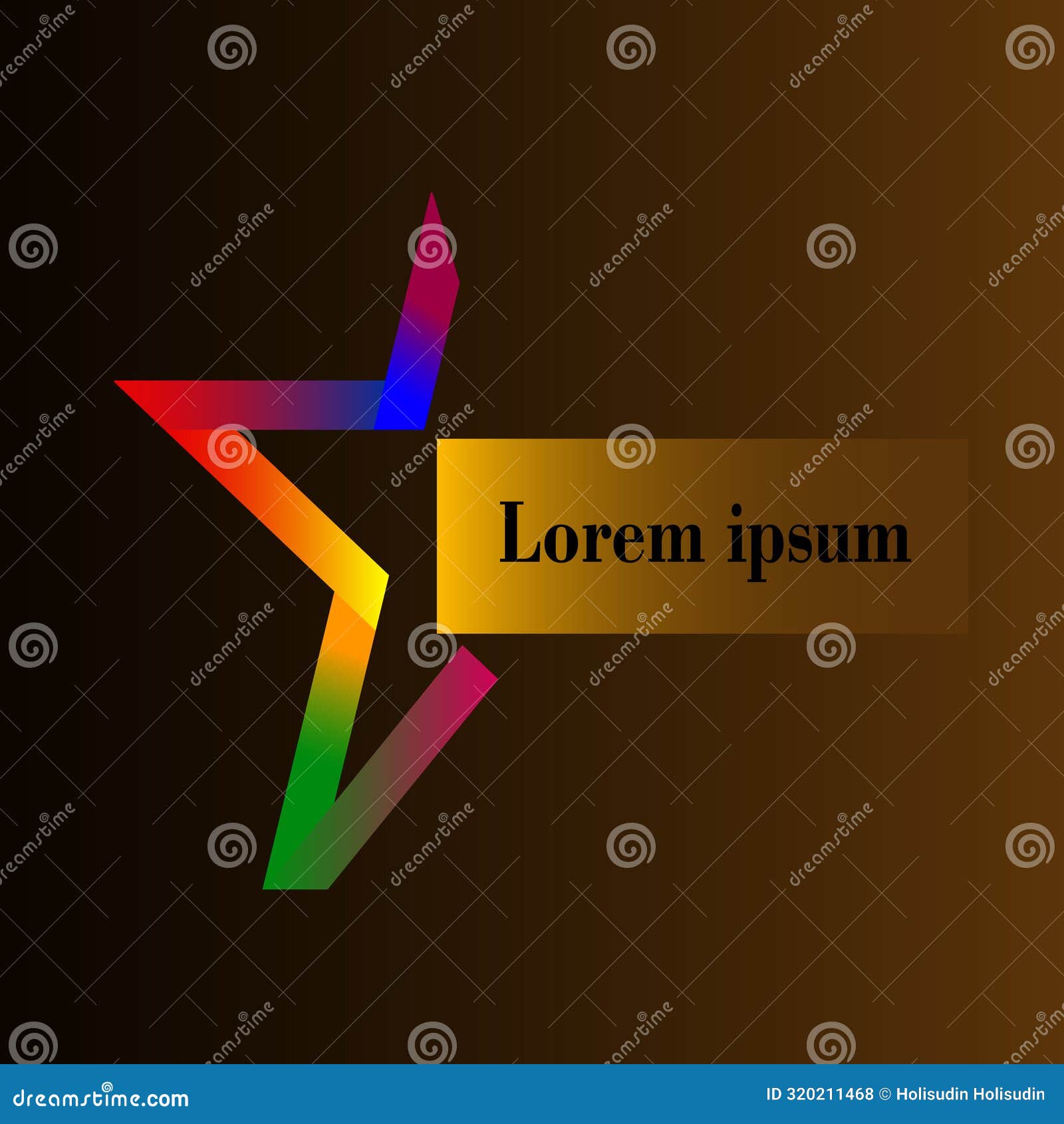 Star Logo Design Full Color Stock Illustration - Illustration of design ...