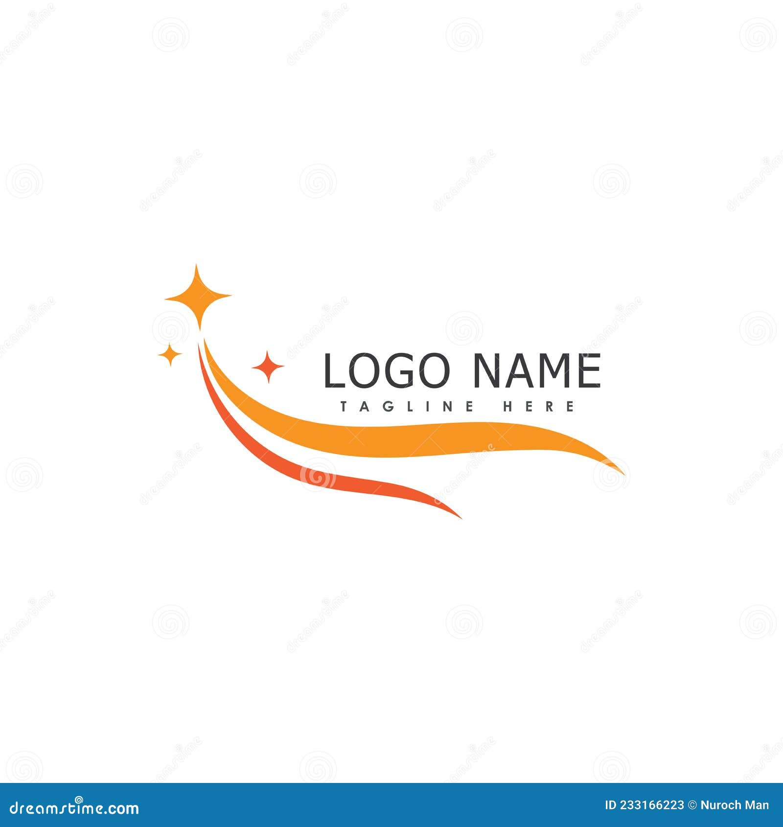 Star Logo Design Template Fast Logo Vector. Stock Vector - Illustration ...