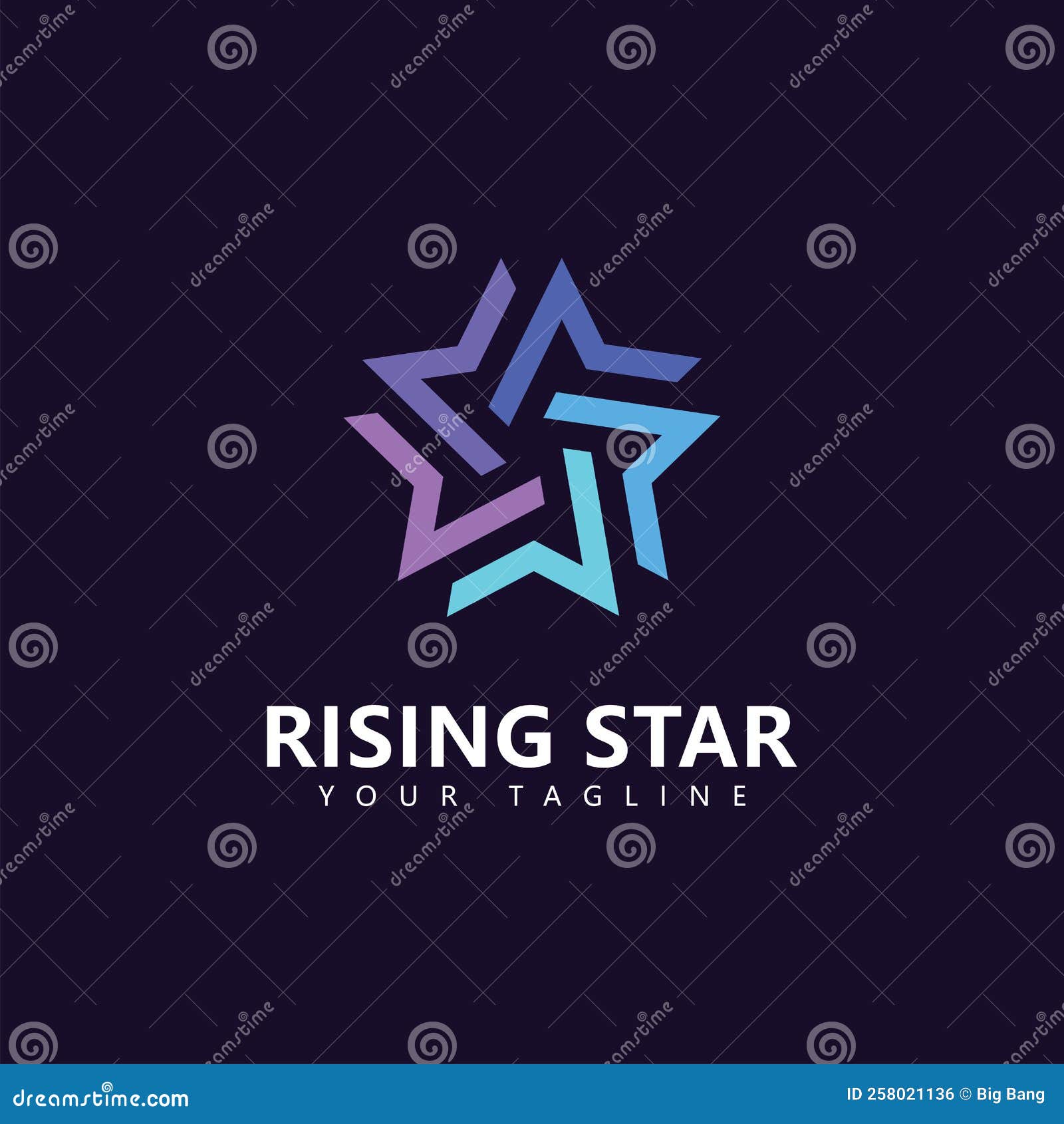 Star Logo Design Template, Simple Star Logo Design Stock Vector ...