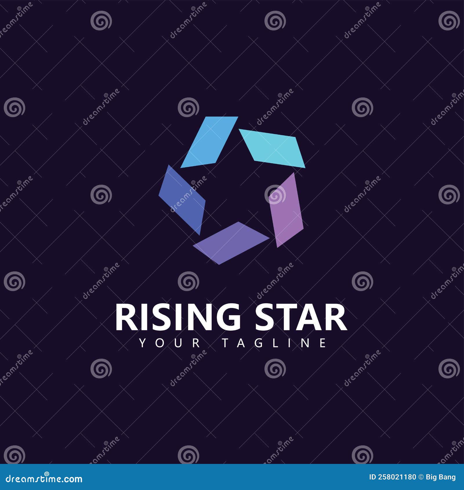 Star Logo Design Template, Simple Star Logo Design Stock Vector ...