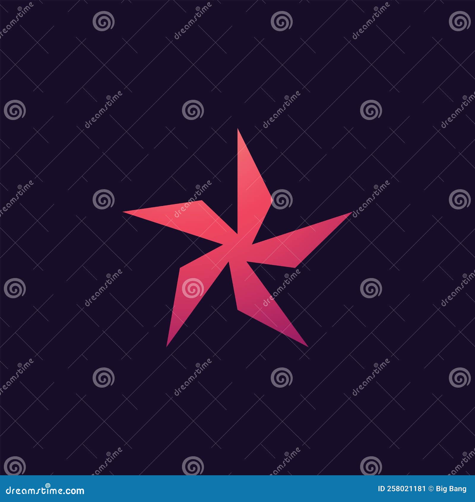 Star Logo Design Template, Simple Star Logo Design Stock Vector ...
