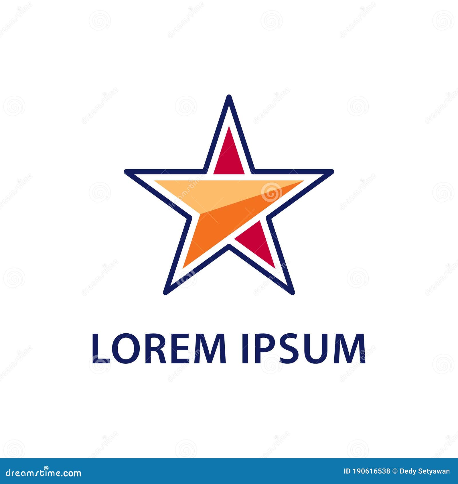 Star logo design vector stock vector. Illustration of logotype - 190616538