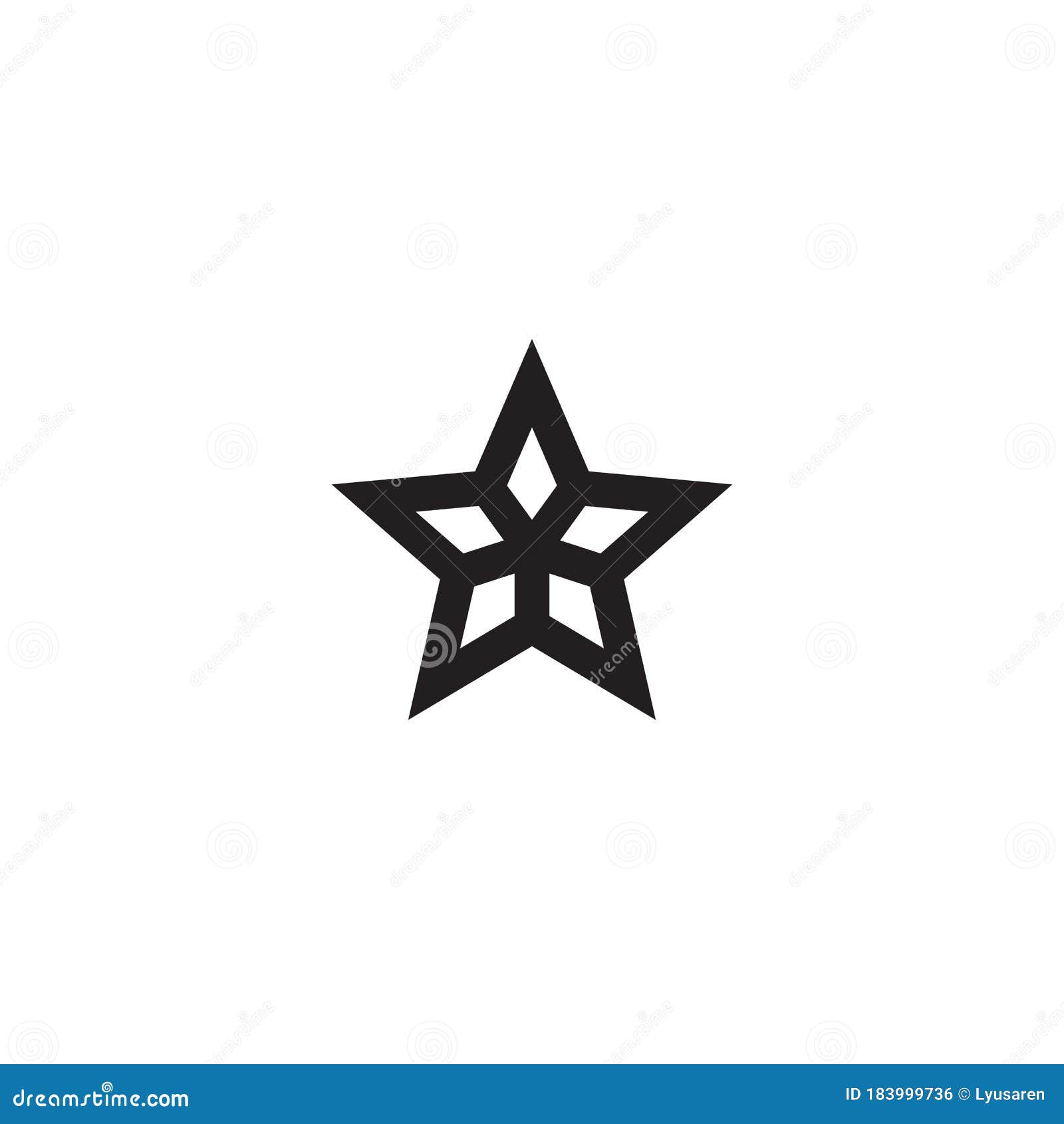 Star Logo Element Vector Emblem Modern Design Stock Illustration ...