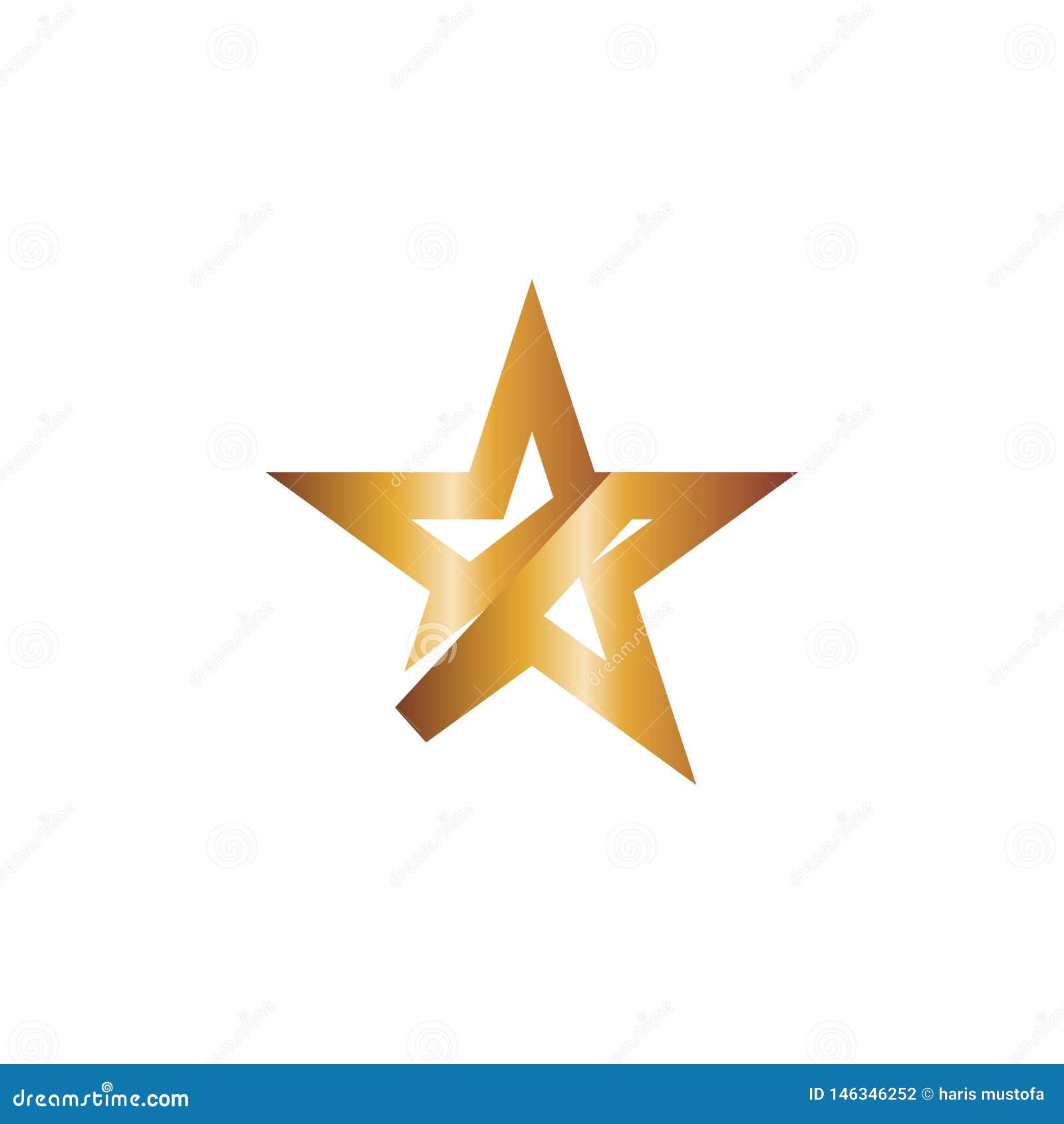 Star Logo Graphic Design Template Vector Stock Vector - Illustration of ...