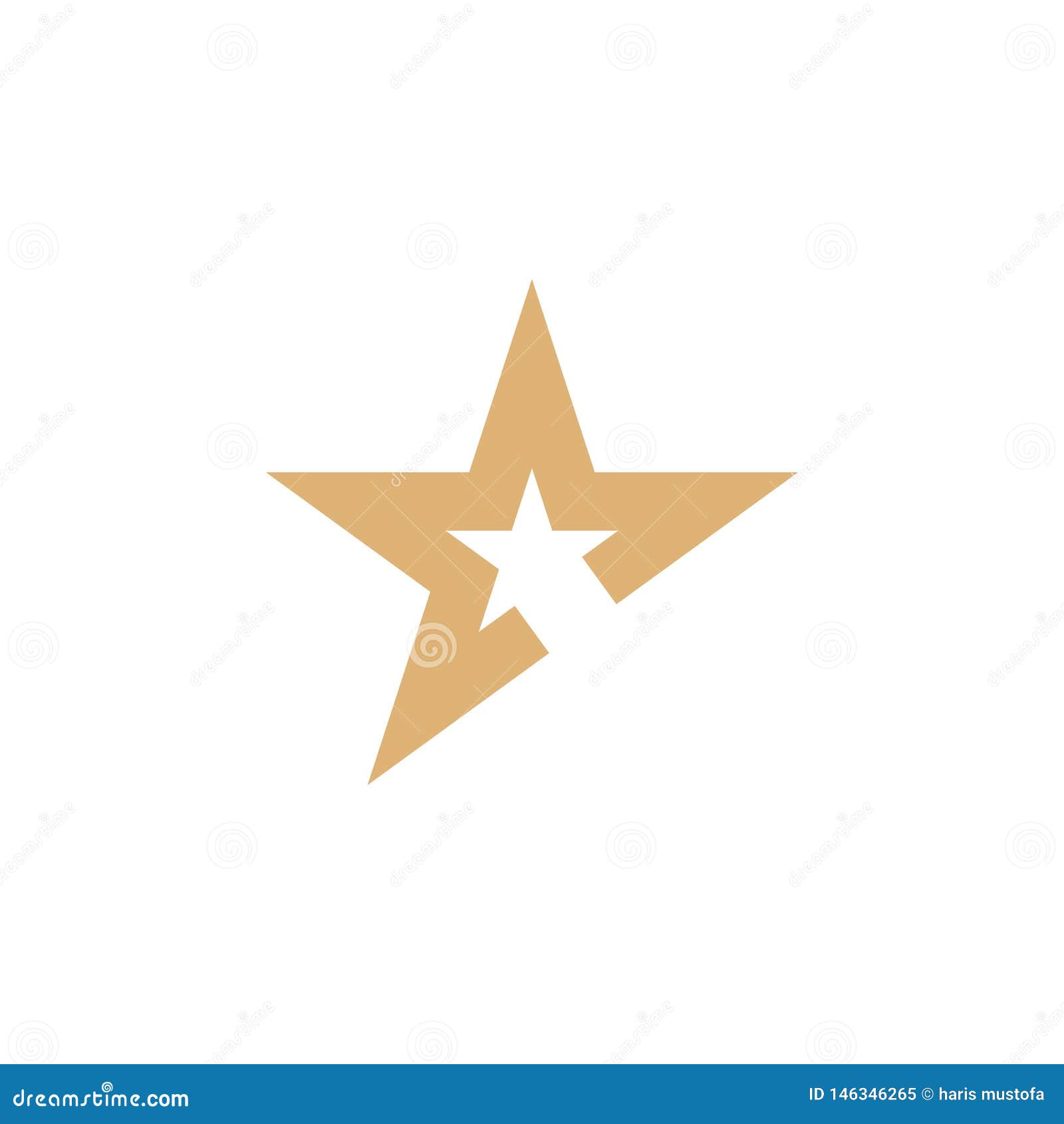 Star Logo Graphic Design Template Vector Stock Vector - Illustration of ...