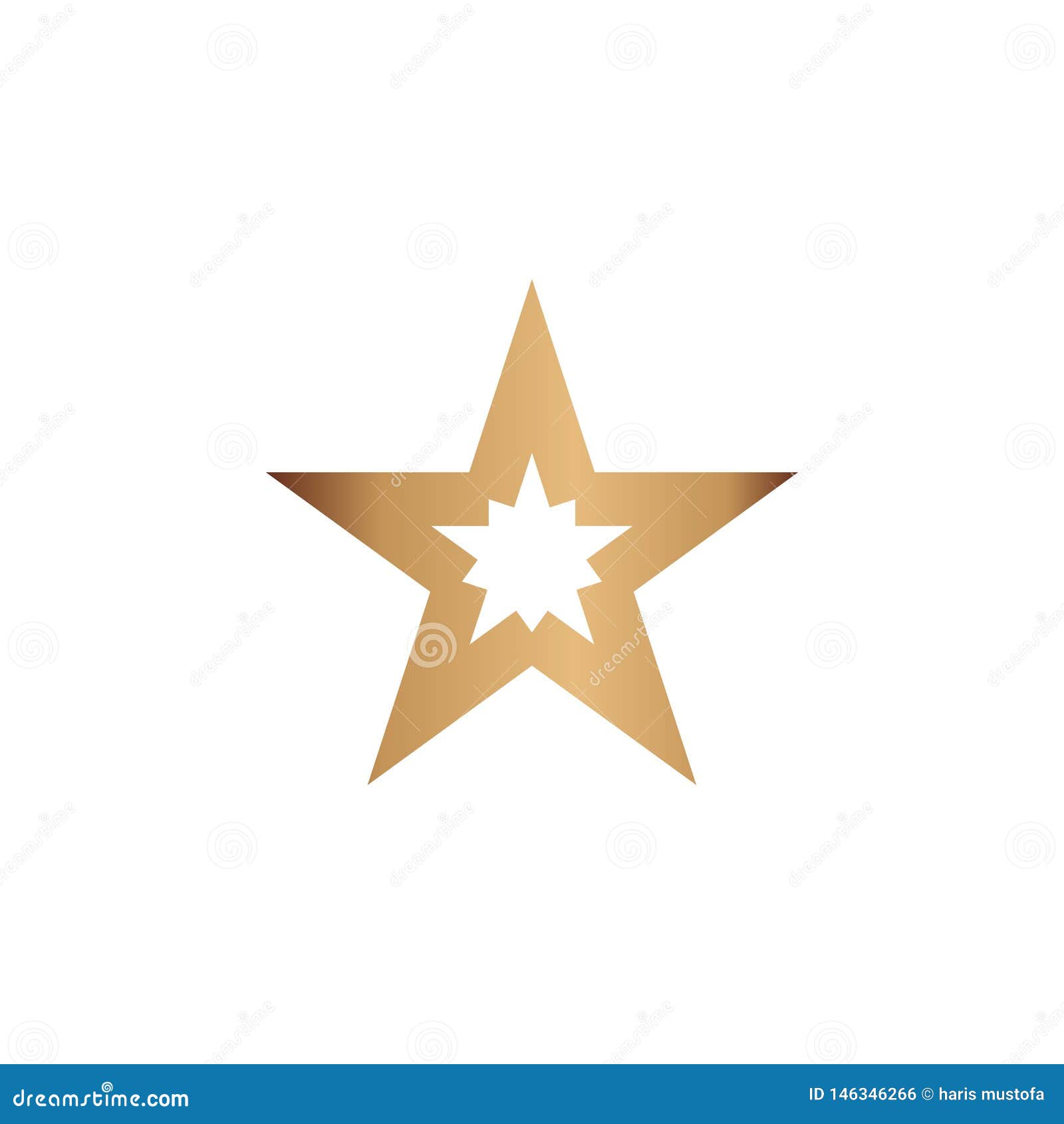 Star Logo Graphic Design Template Vector Stock Vector - Illustration of ...