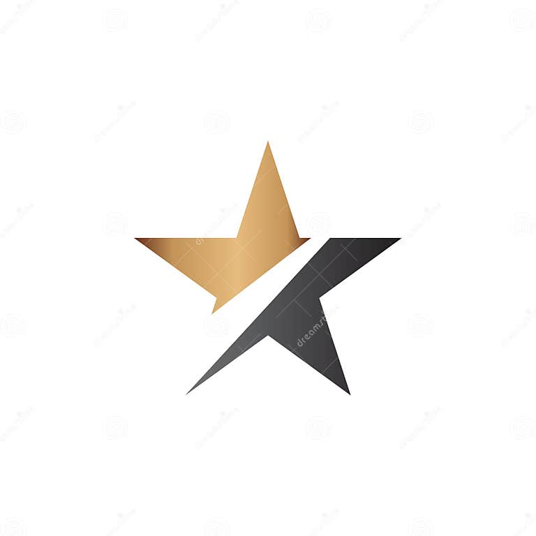 Star Logo Graphic Design Template Vector Stock Vector - Illustration of ...