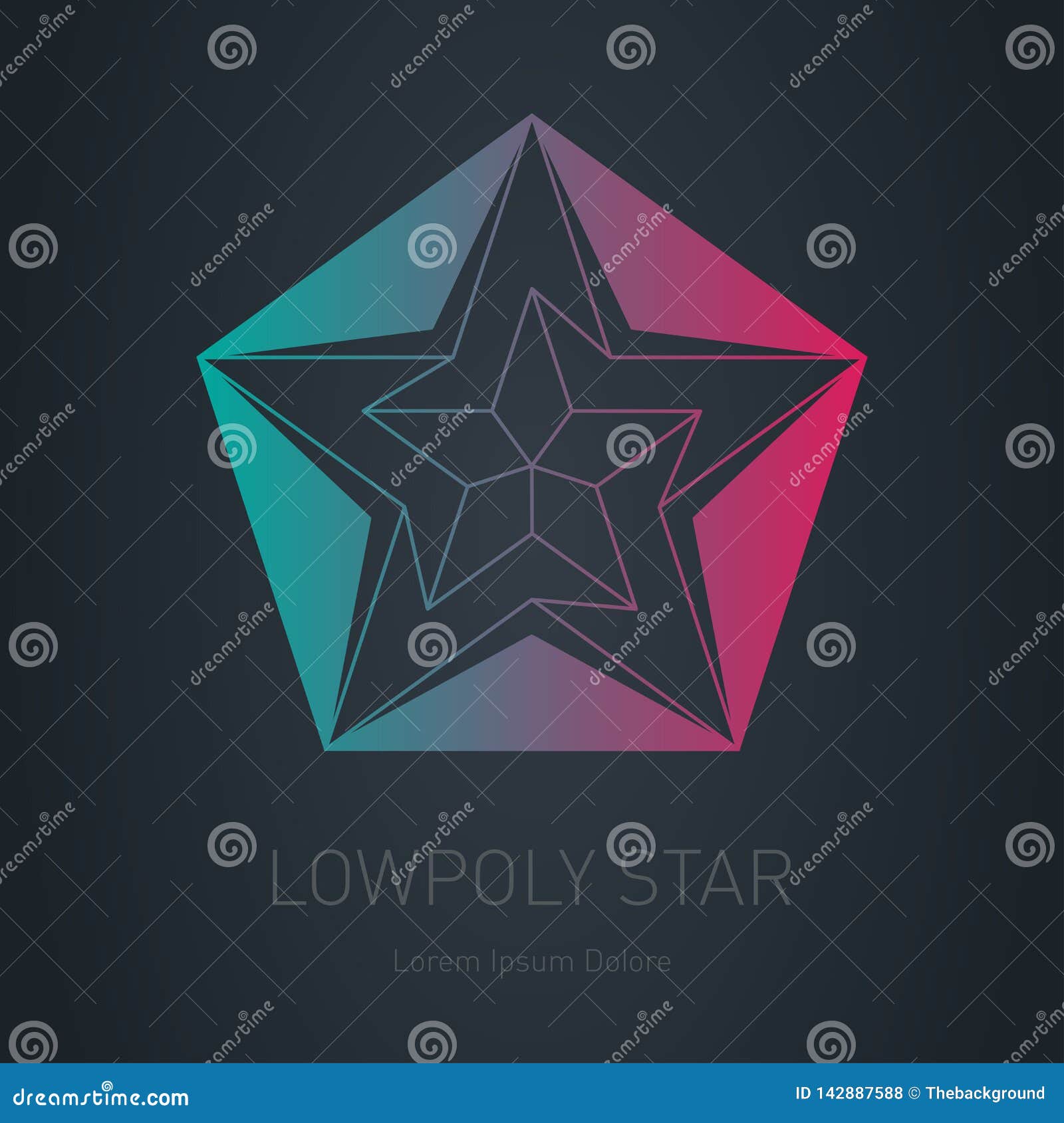 Vector Lowpoly Horse Warning Icon With Other Icons | CartoonDealer.com ...