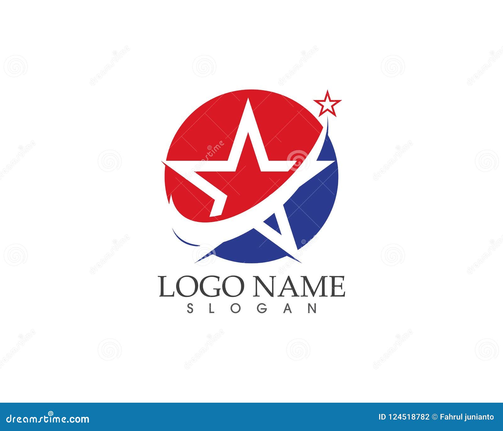 Star logo template stock vector. Illustration of leadership - 124518782