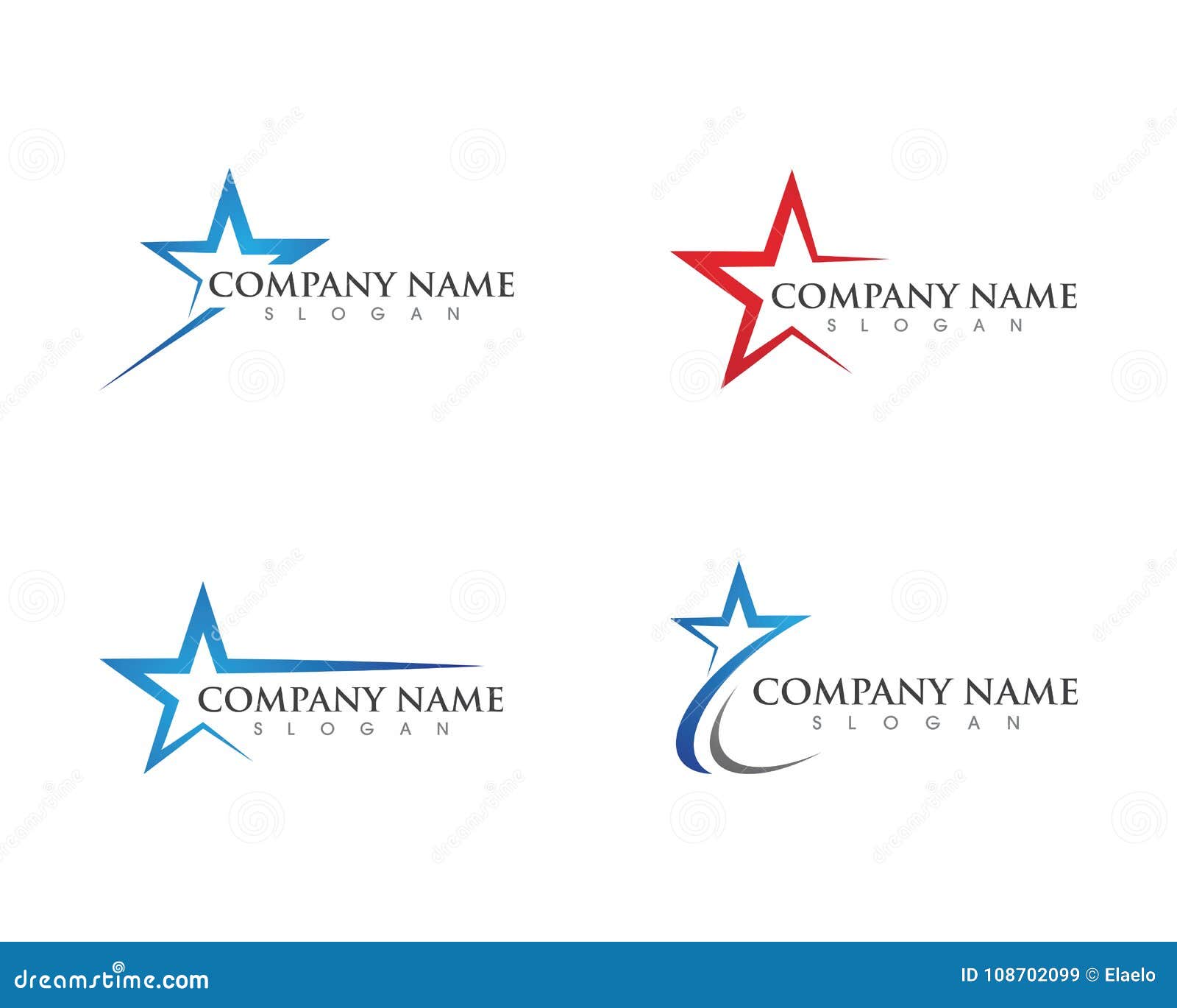 Star Logo Template stock vector. Illustration of graphic - 108702099