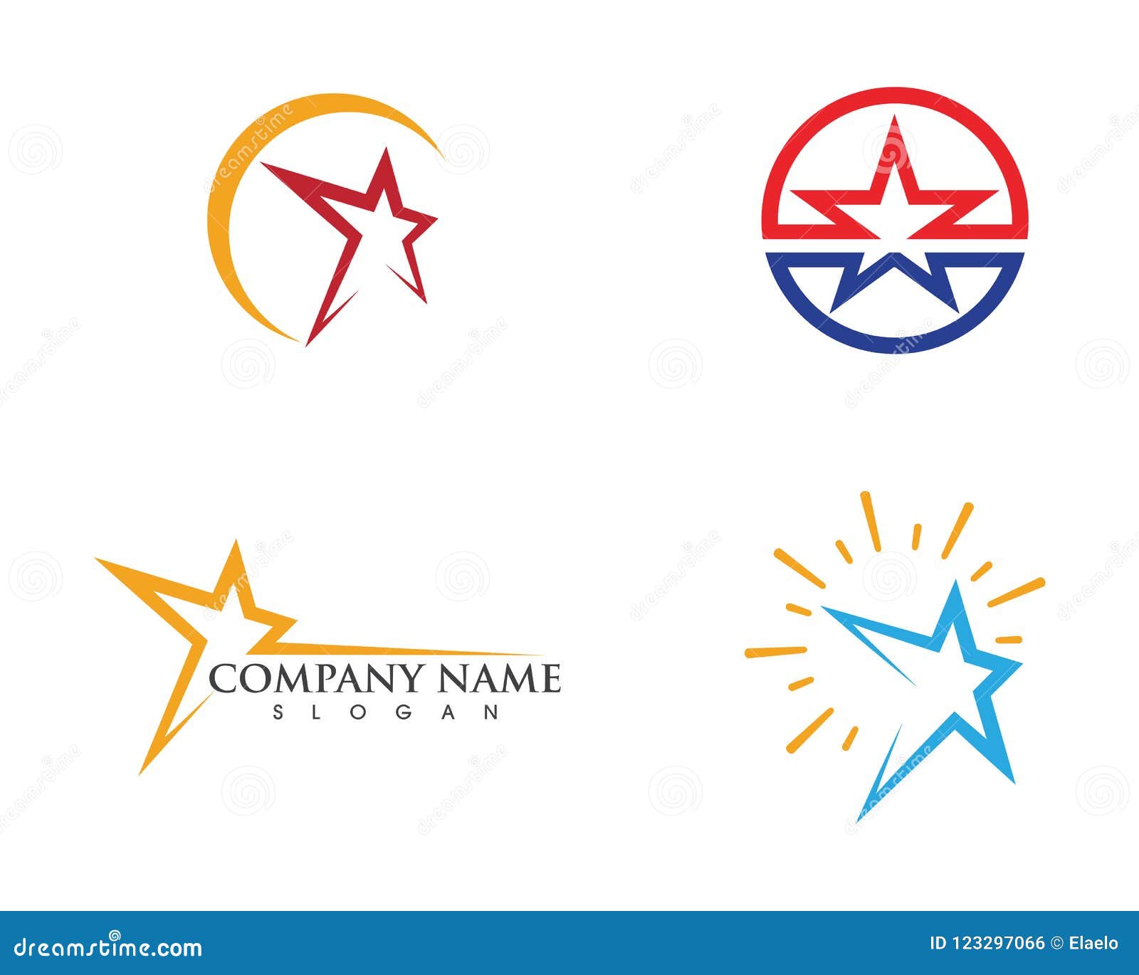 Star Logo Template vector stock vector. Illustration of rays - 123297066