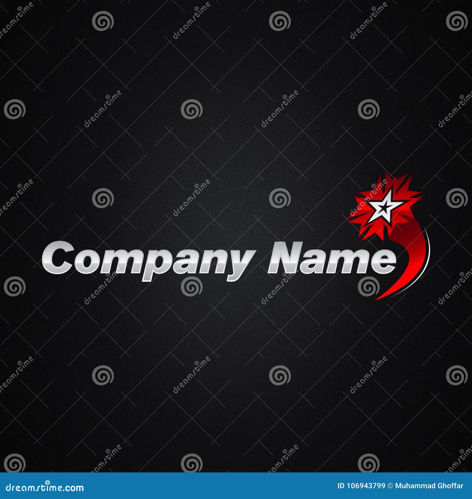 Tar Logo - Vector Logo Concept Illustration. Star and Stripes Vector ...