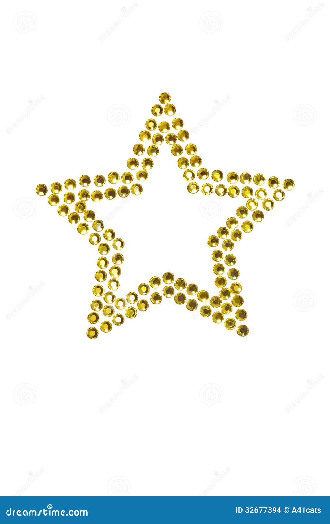 Star made of rhinestones stock photo. Image of holiday - 32677394
