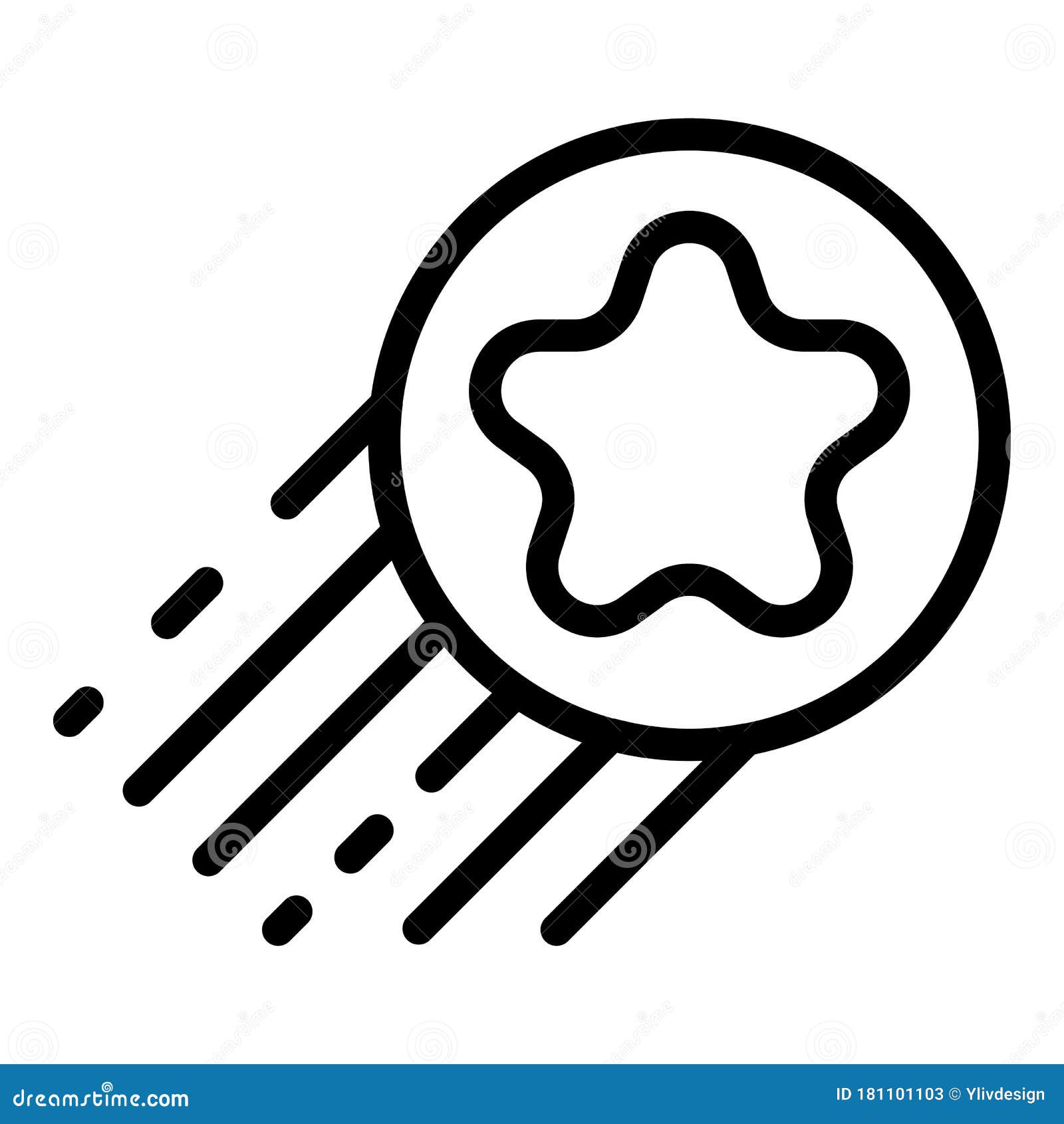 Star Management Icon, Outline Style Stock Vector - Illustration of ...