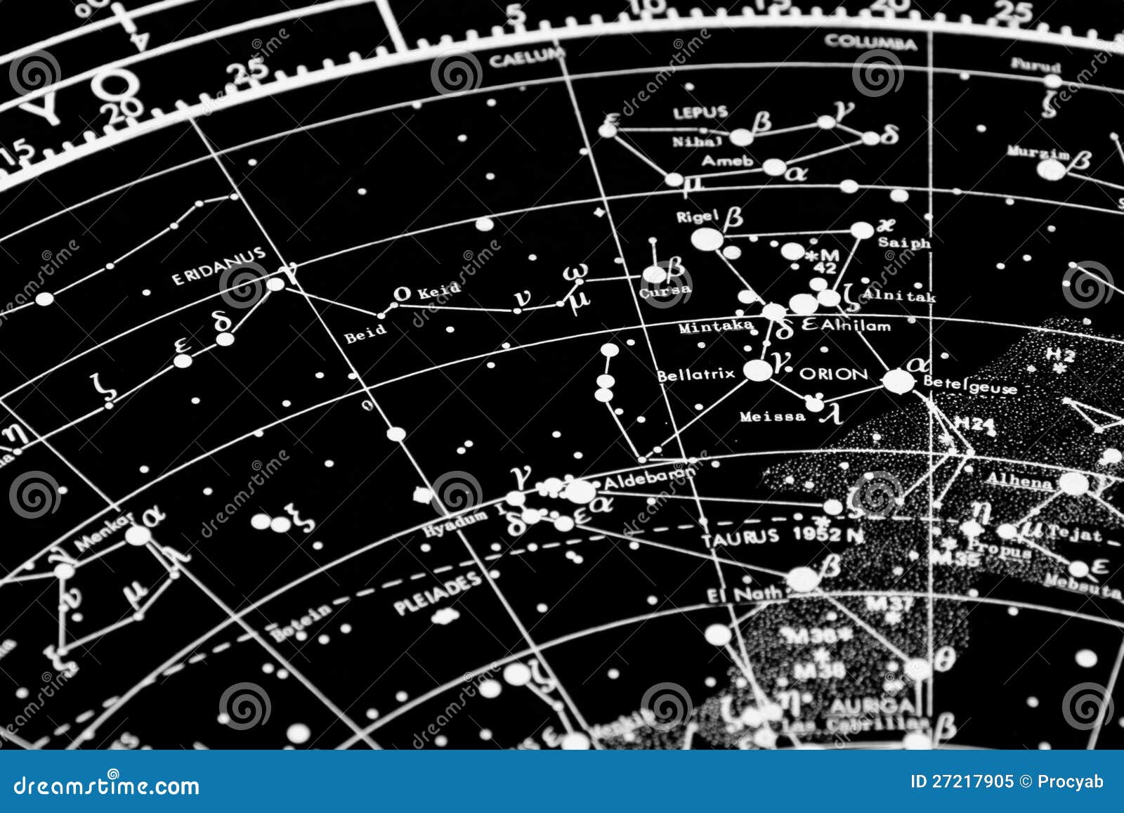 Pleiades Constellation Map