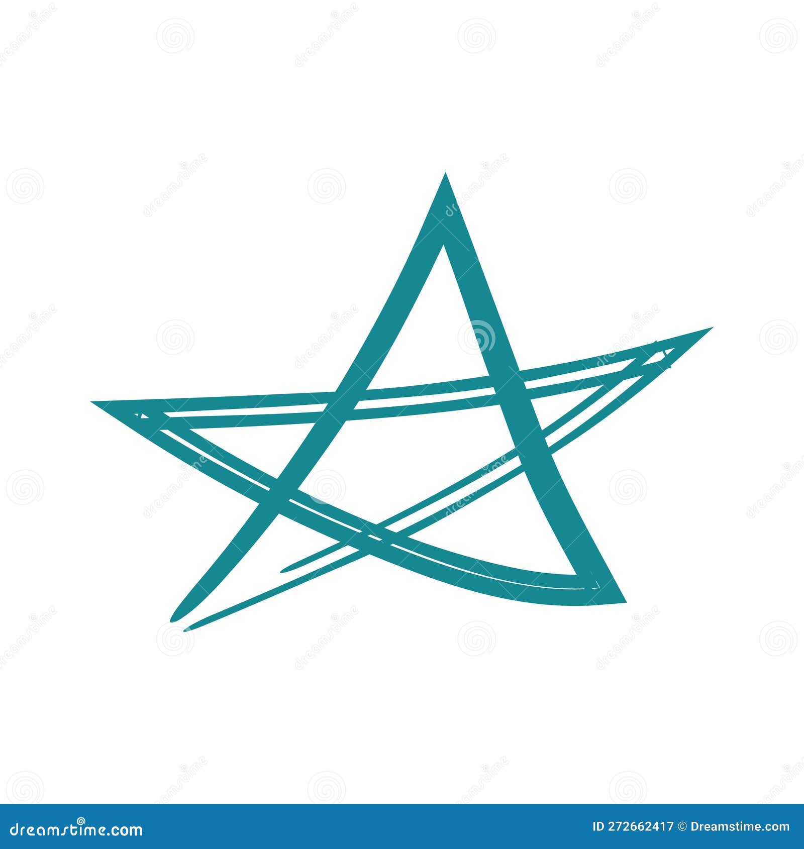 Star Mark Icon Shape Object Illustration. Stock Vector - Illustration ...
