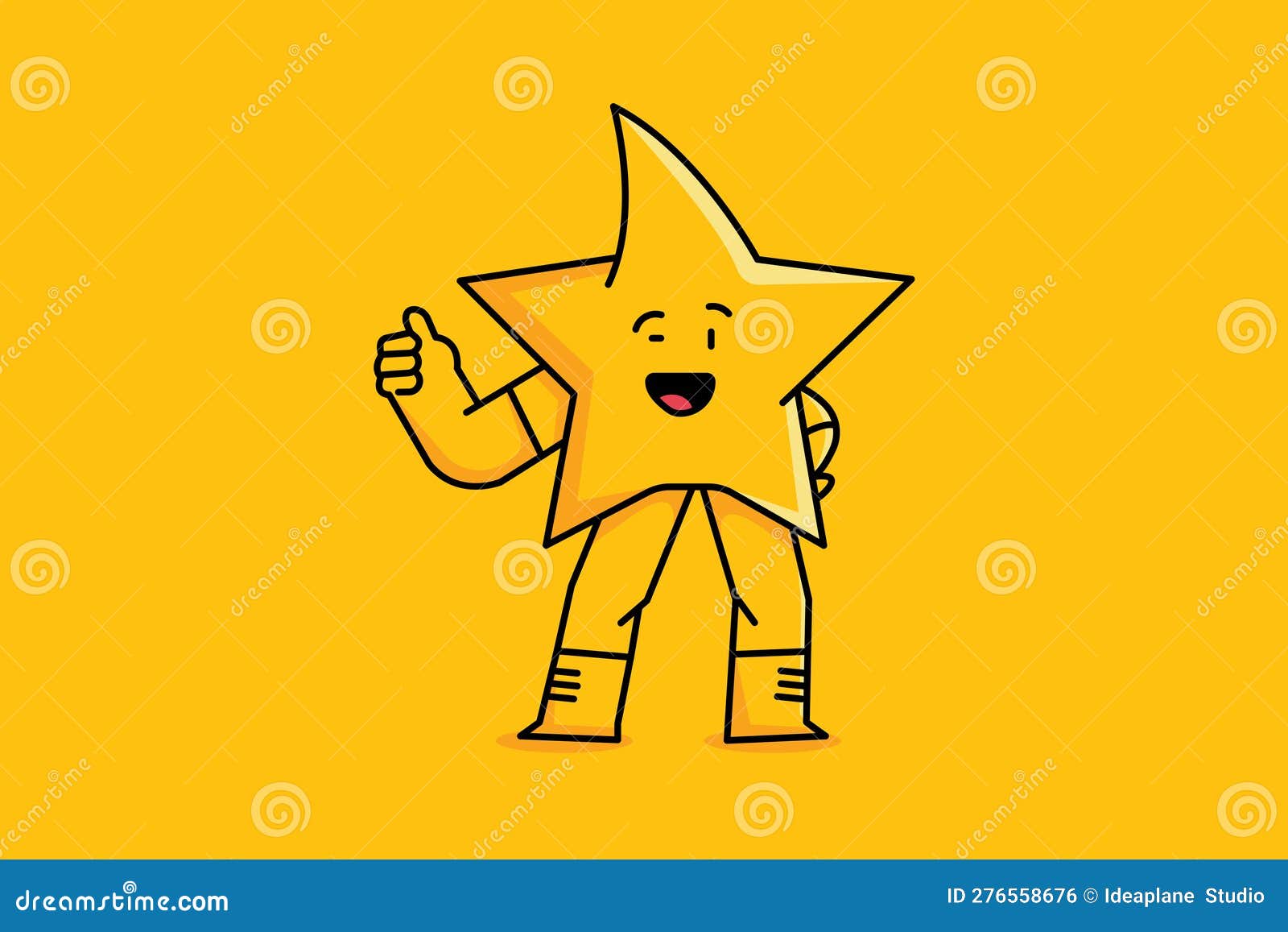 Star mascot logo design stock illustration. Illustration of logo ...