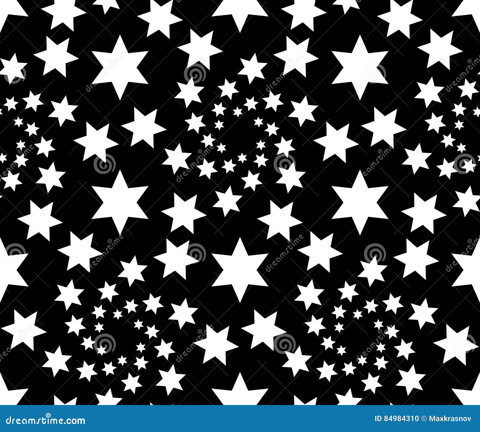 Star Monochrome Pattern stock illustration. Illustration of design ...