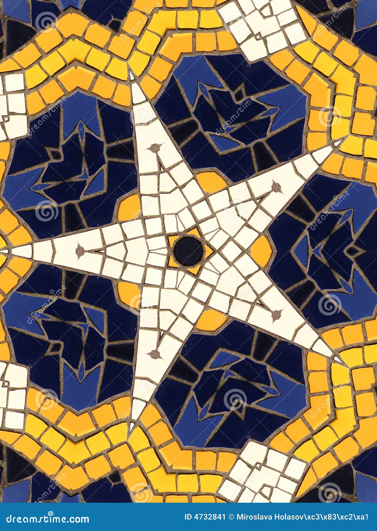 Star mosaic pattern stock image. Image of architecture - 4732841