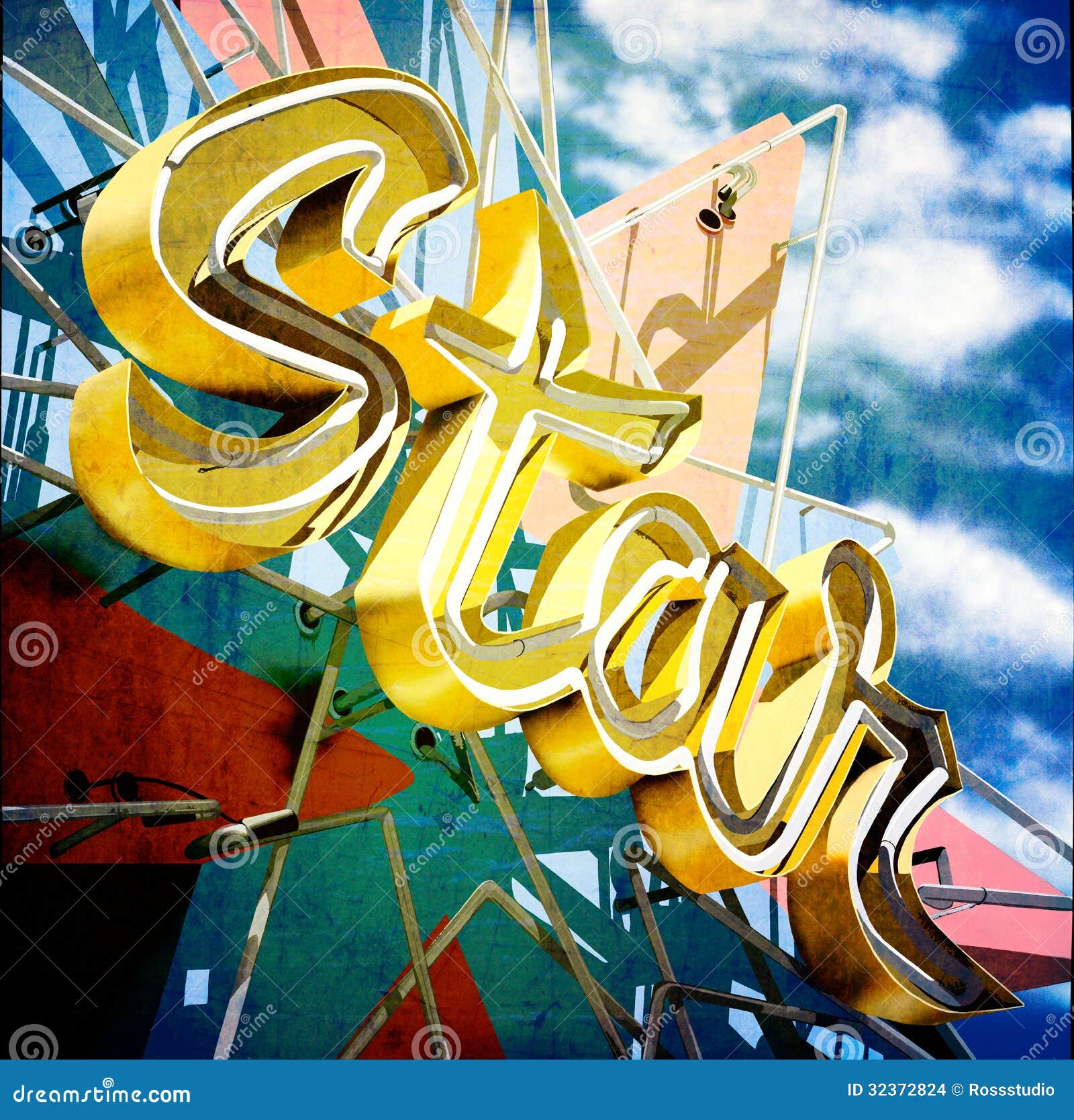 Nostalgia Neon Light Icon Cartoon Vector | CartoonDealer.com #183439883