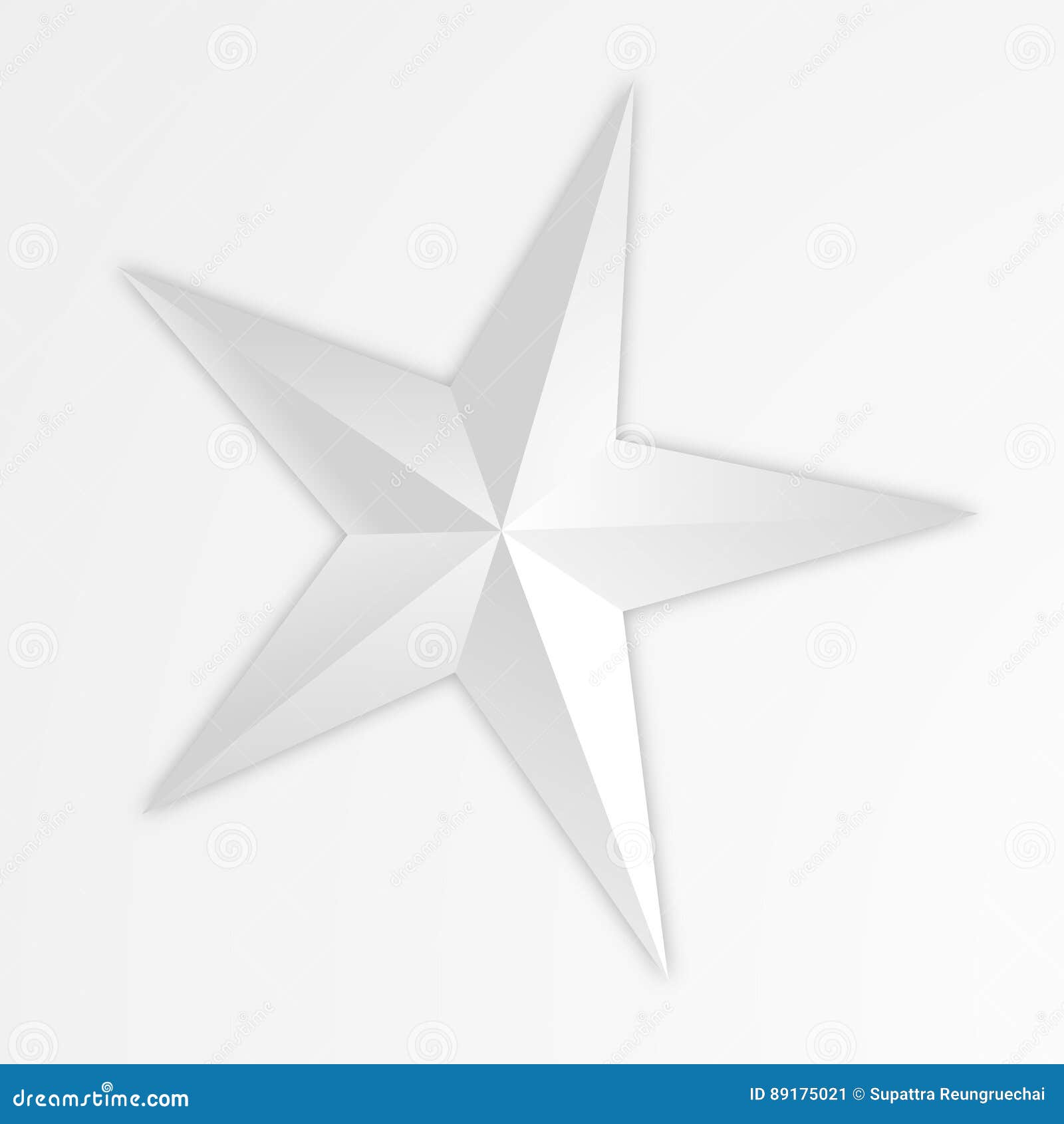 Star from a paper vector stock vector. Illustration of sheet - 89175021