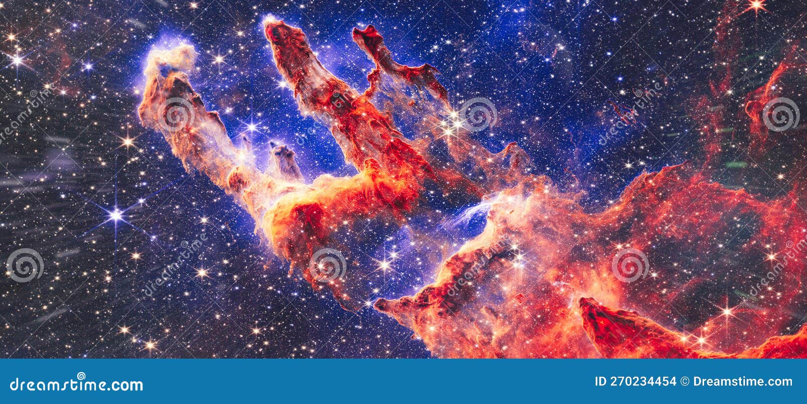 Star Particle Motion On Black Background, Starlight Nebula In Galaxy At ...