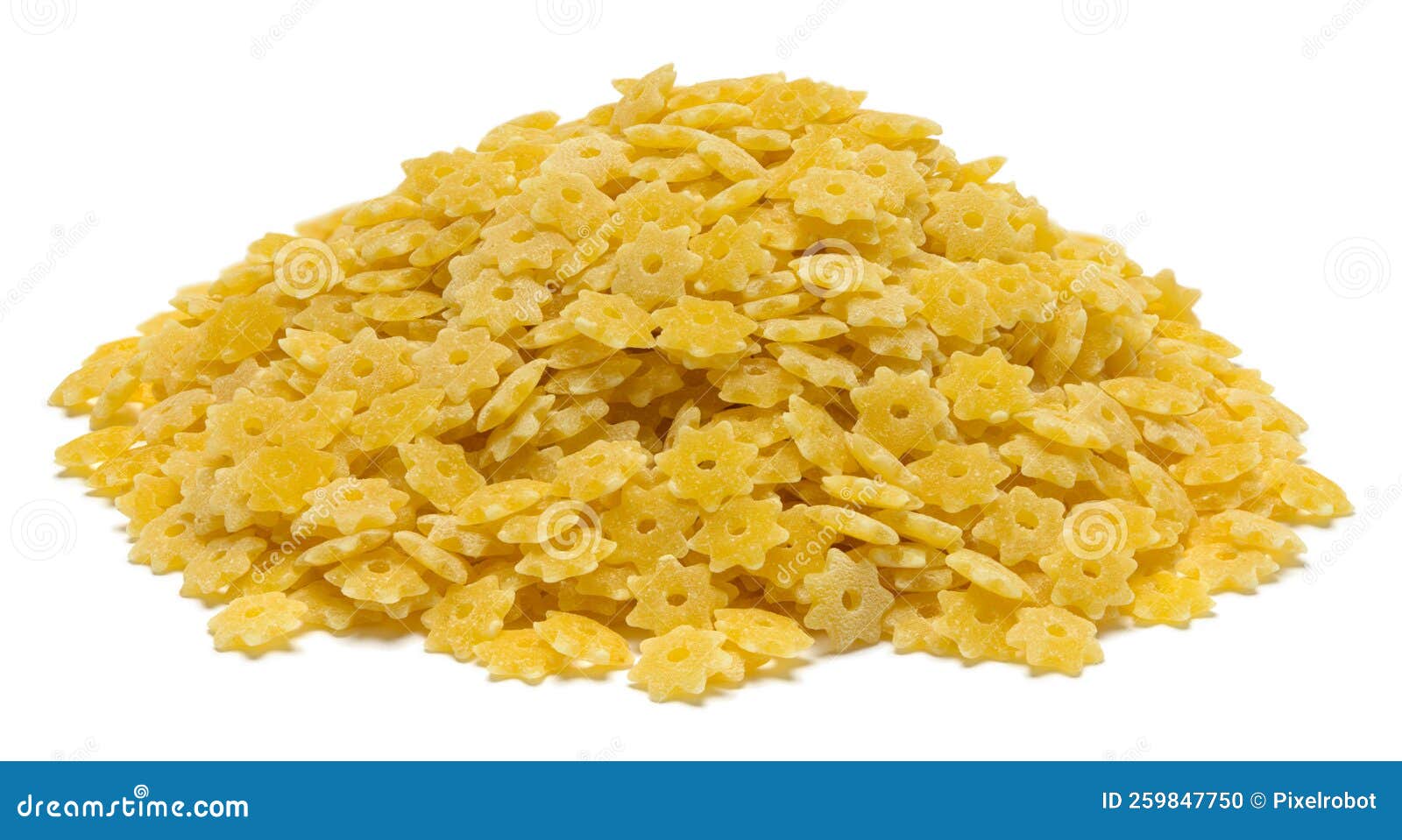 Star Pasta Pile stock photo. Image of uncooked, italian - 259847750