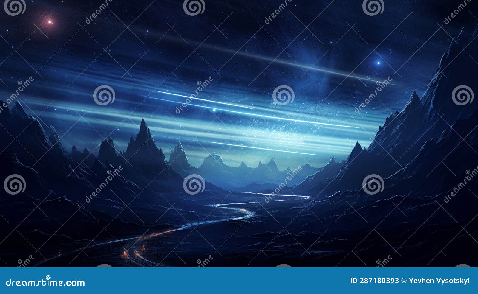 Star Path a Picture Which is a Bright Light Mark Left _004 Stock ...