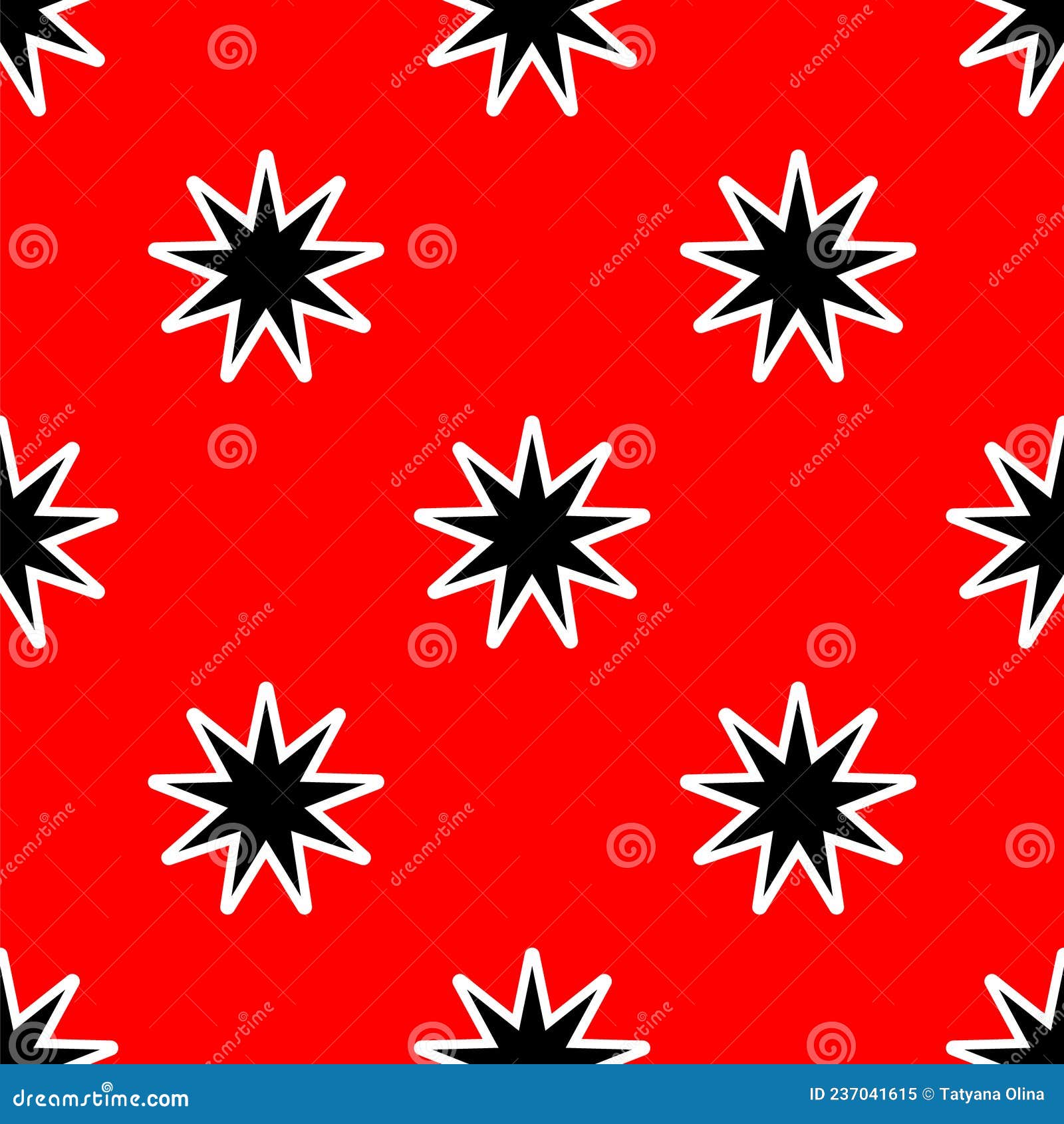 Star Pattern on Red Background Stock Vector - Illustration of decor ...