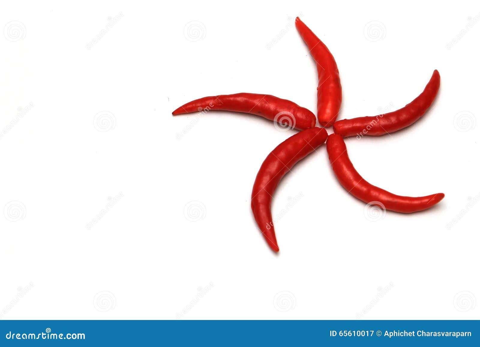 Star Pattern of Red Chili Pepper Stock Image - Image of food, shape ...