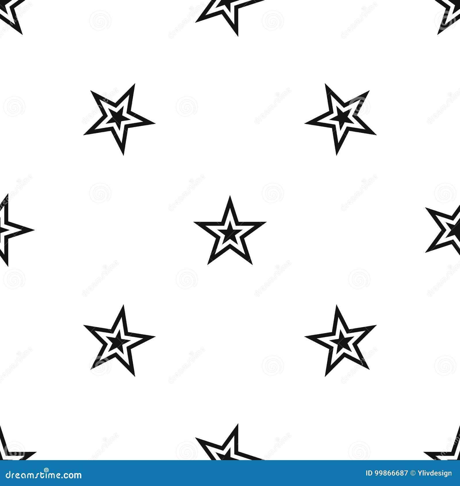 Star Pattern Seamless Black Stock Vector - Illustration of holiday ...