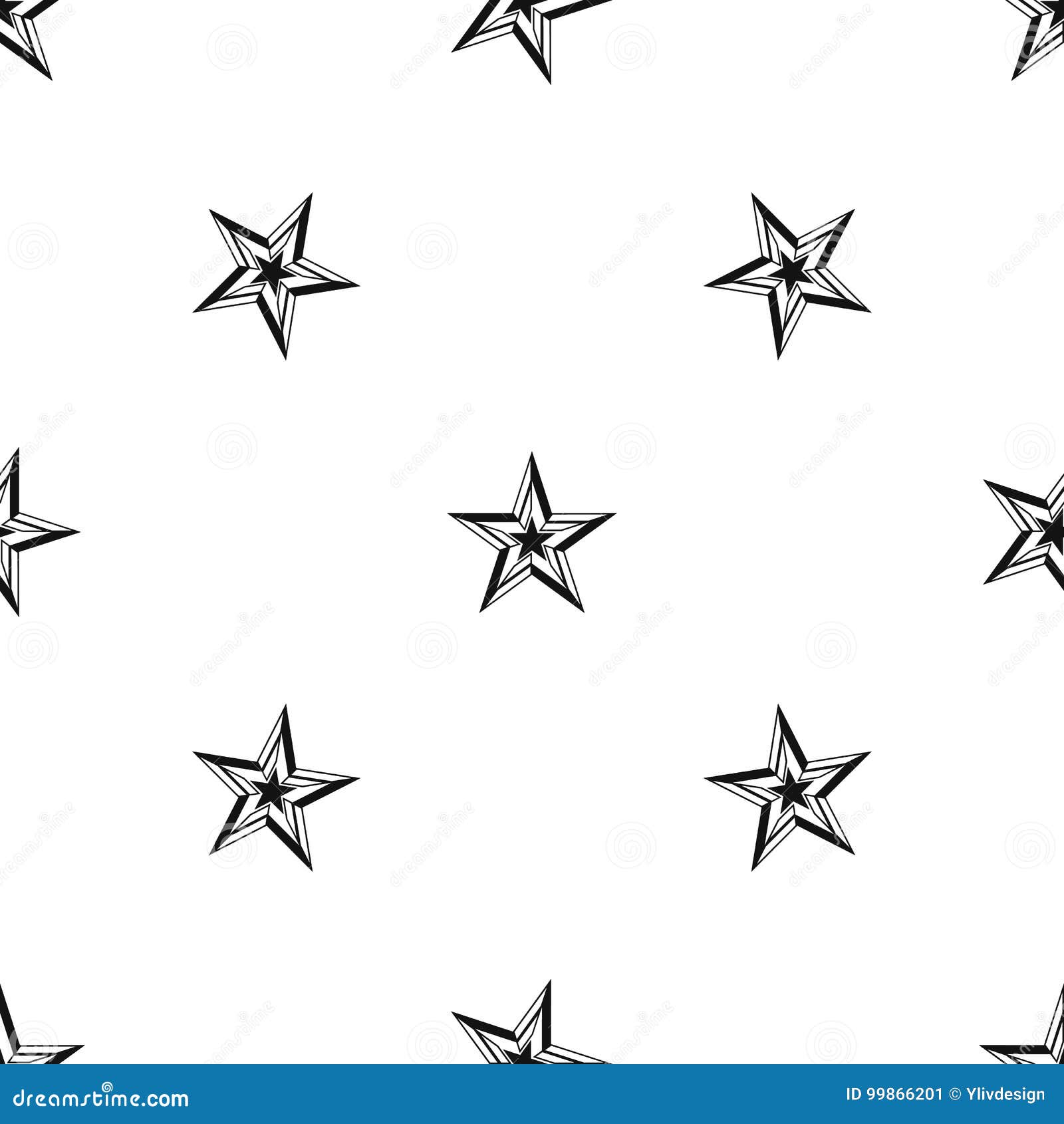Star Pattern Seamless Black Stock Vector - Illustration of geometric ...