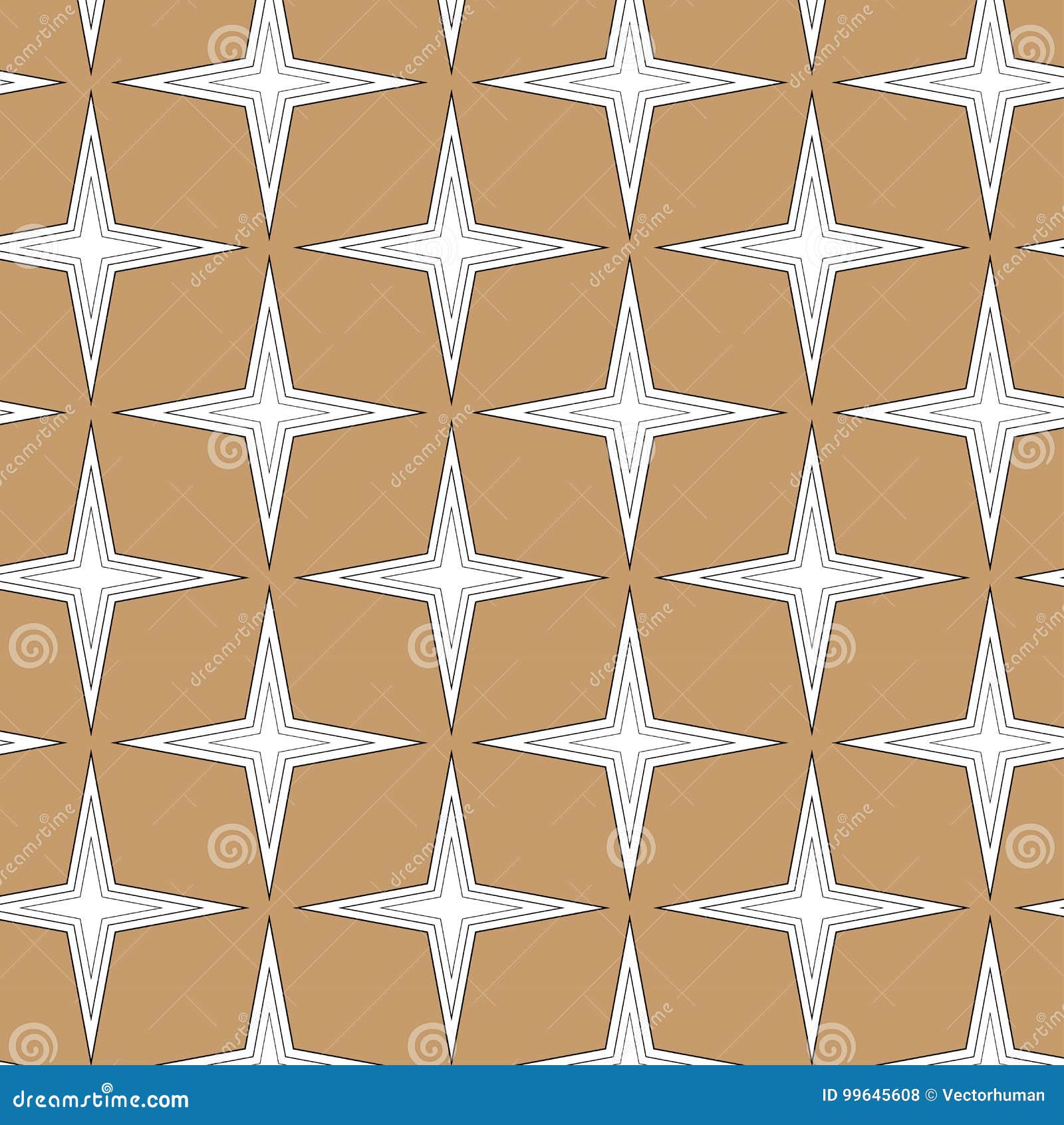 Star pattern stock vector. Illustration of fabric, retro - 99645608