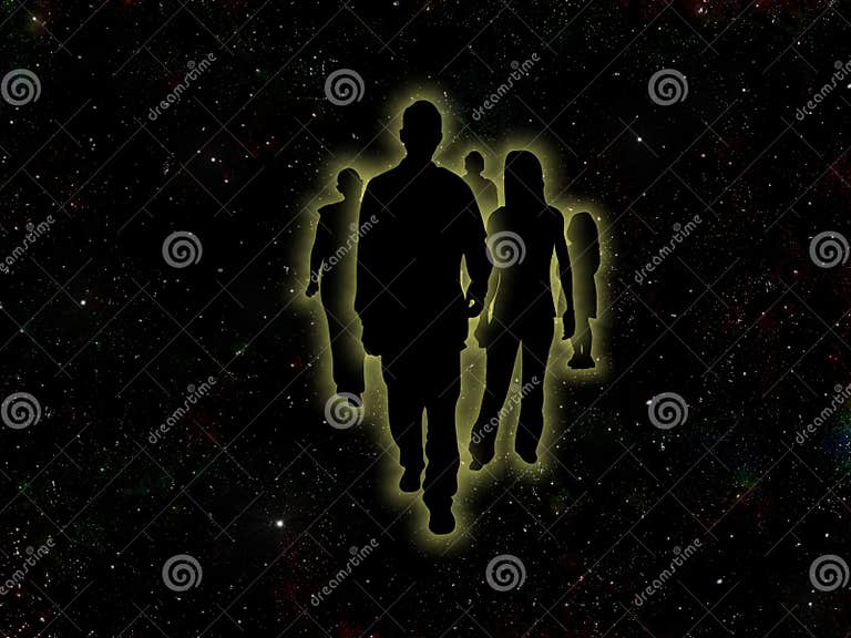 Star-People stock illustration. Illustration of abstract - 548827