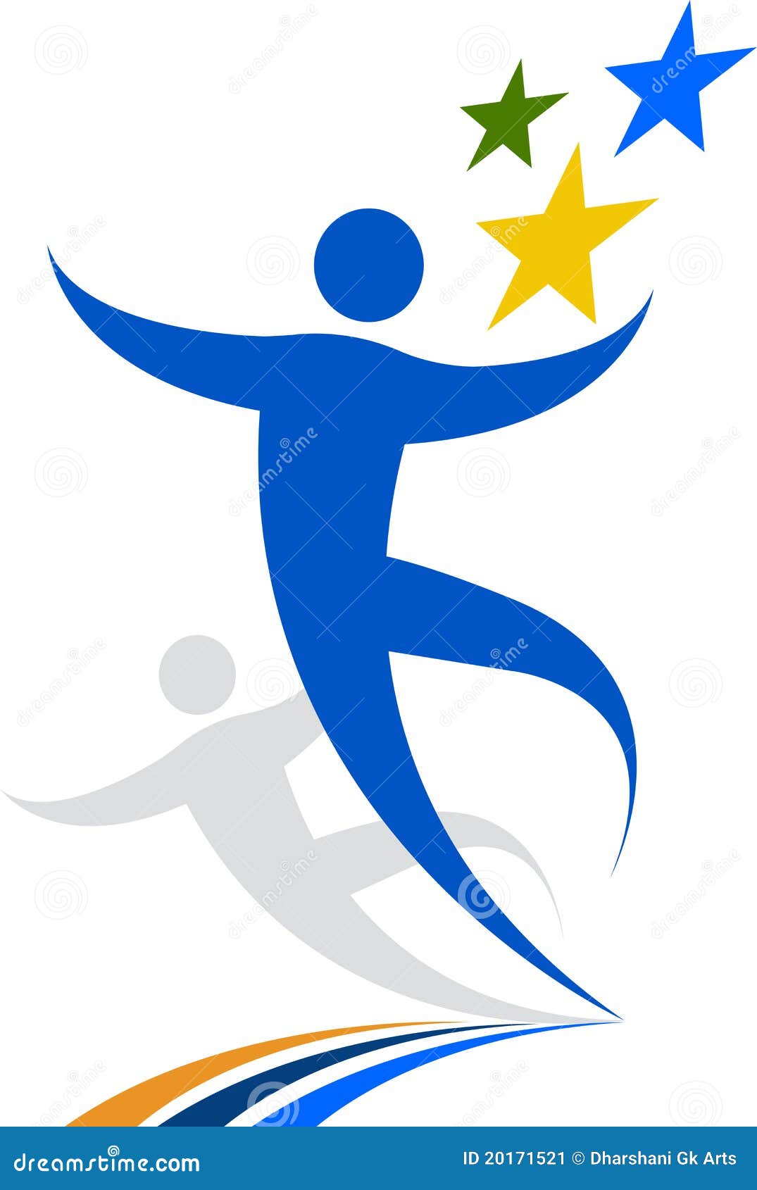 Star People Logo Stock Image - Image: 20171521