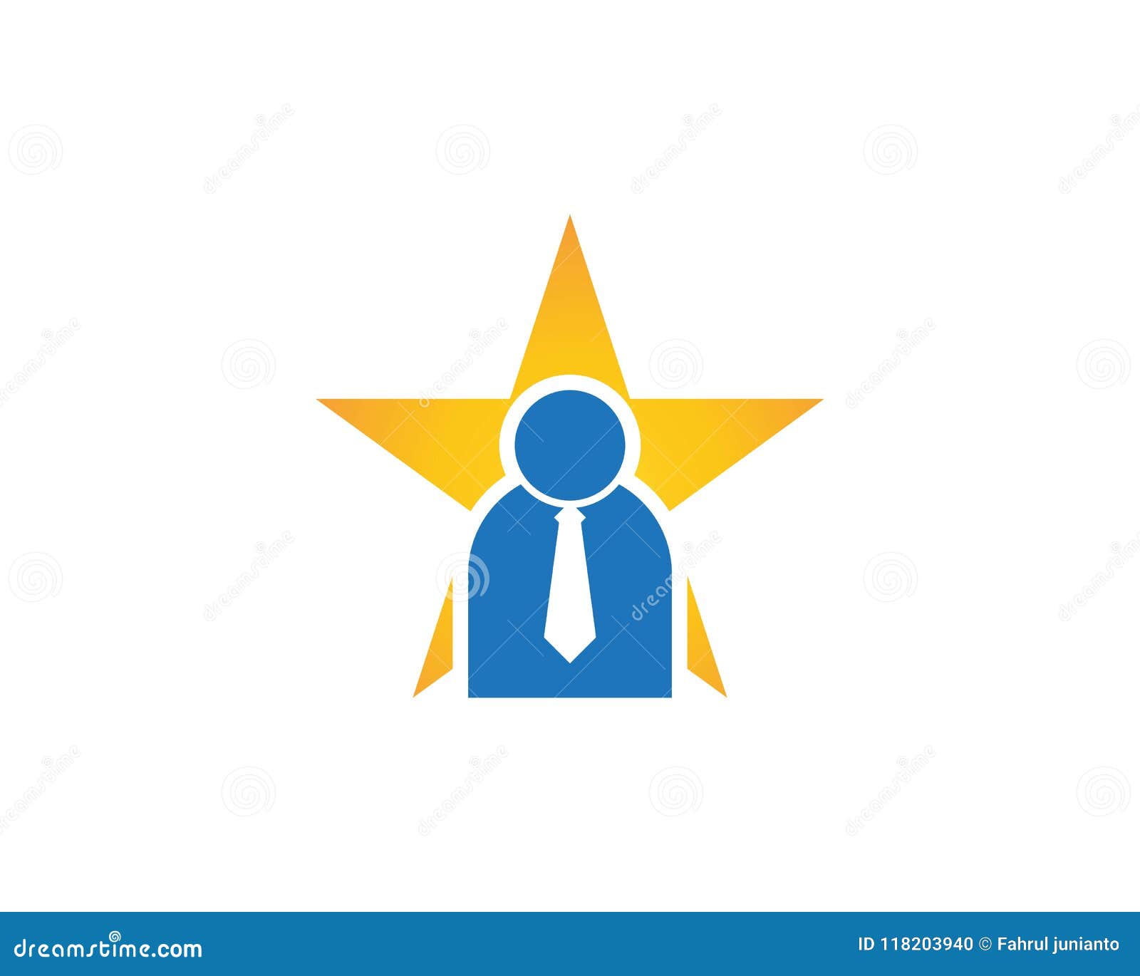Star people logo design stock vector. Illustration of character - 118203940