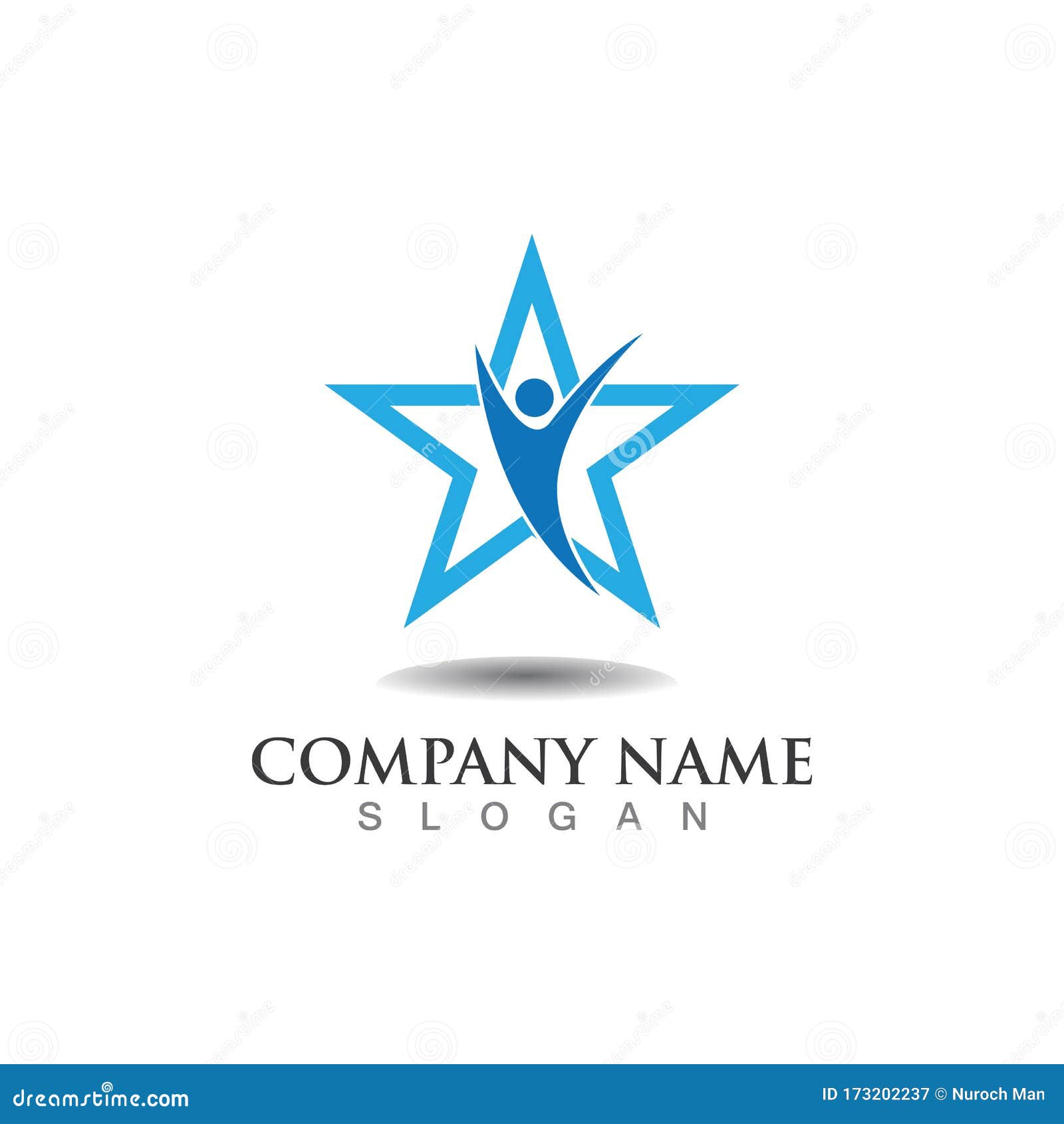 Star People Logo Vector Icon Template. Stock Vector - Illustration of ...