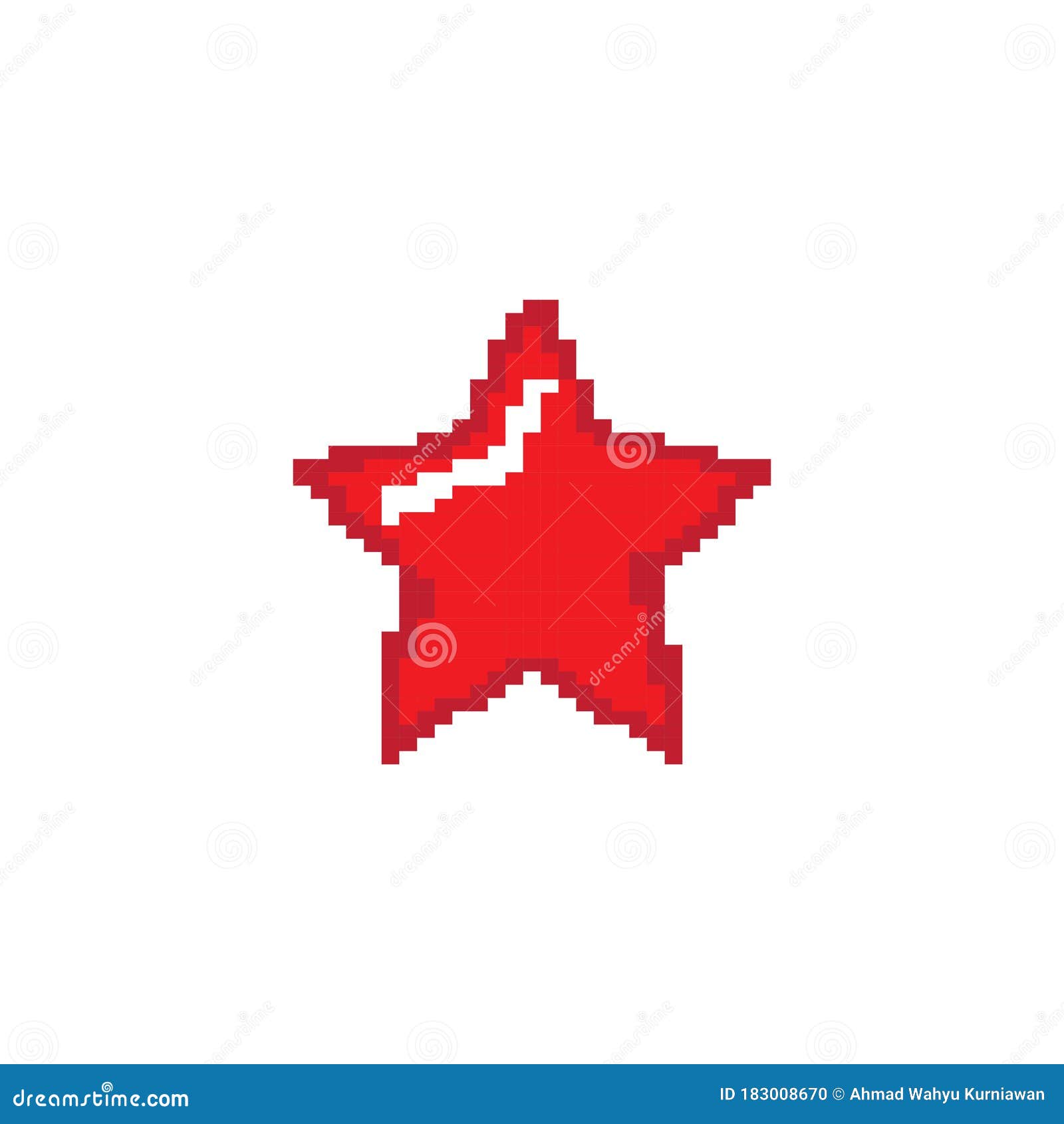Star Pixel Art Logo Template Stock Vector - Illustration of icon, arrow ...