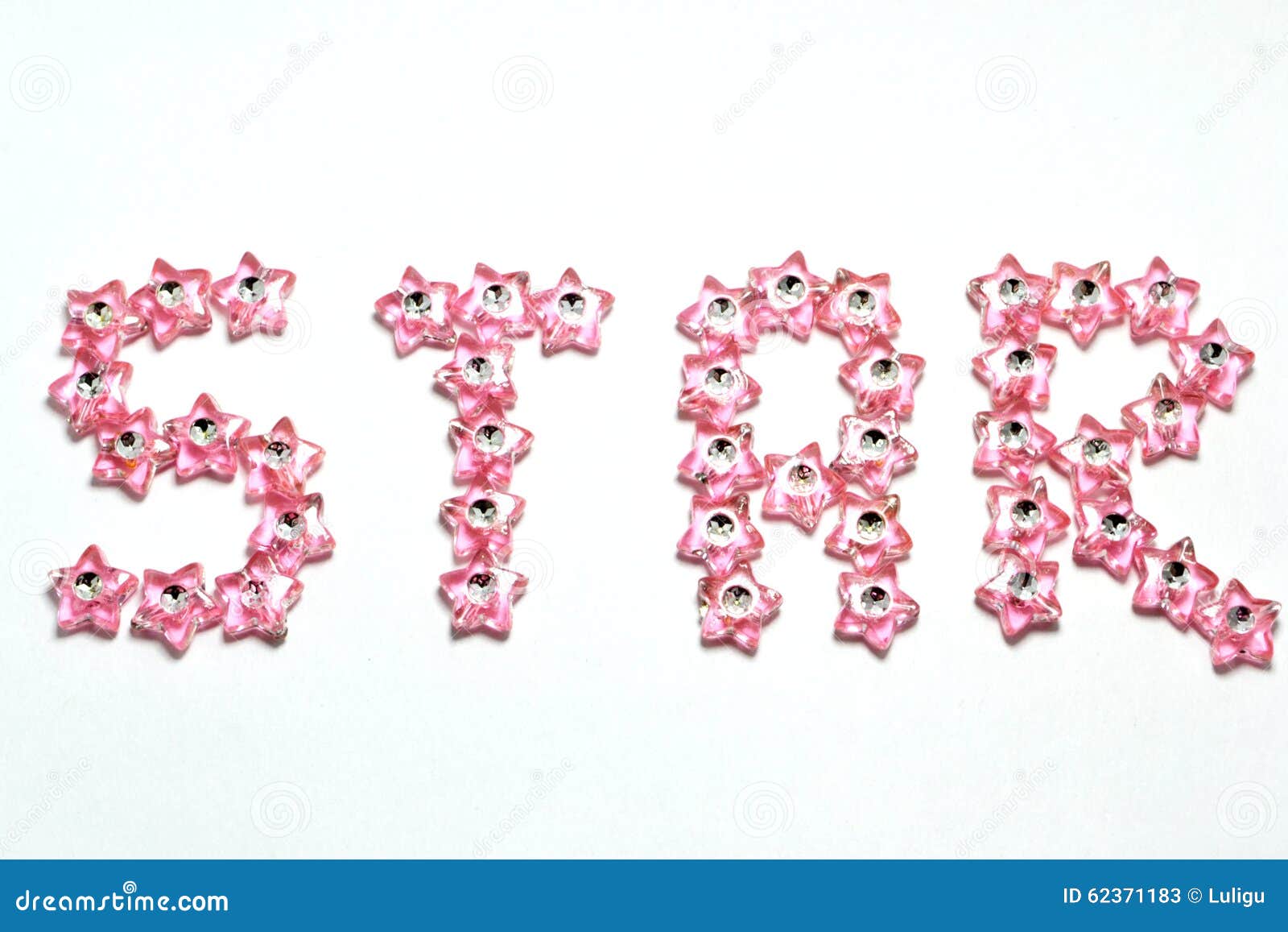 Word Star Of Blue Glitter Sparkle On White Background Stock Photography ...